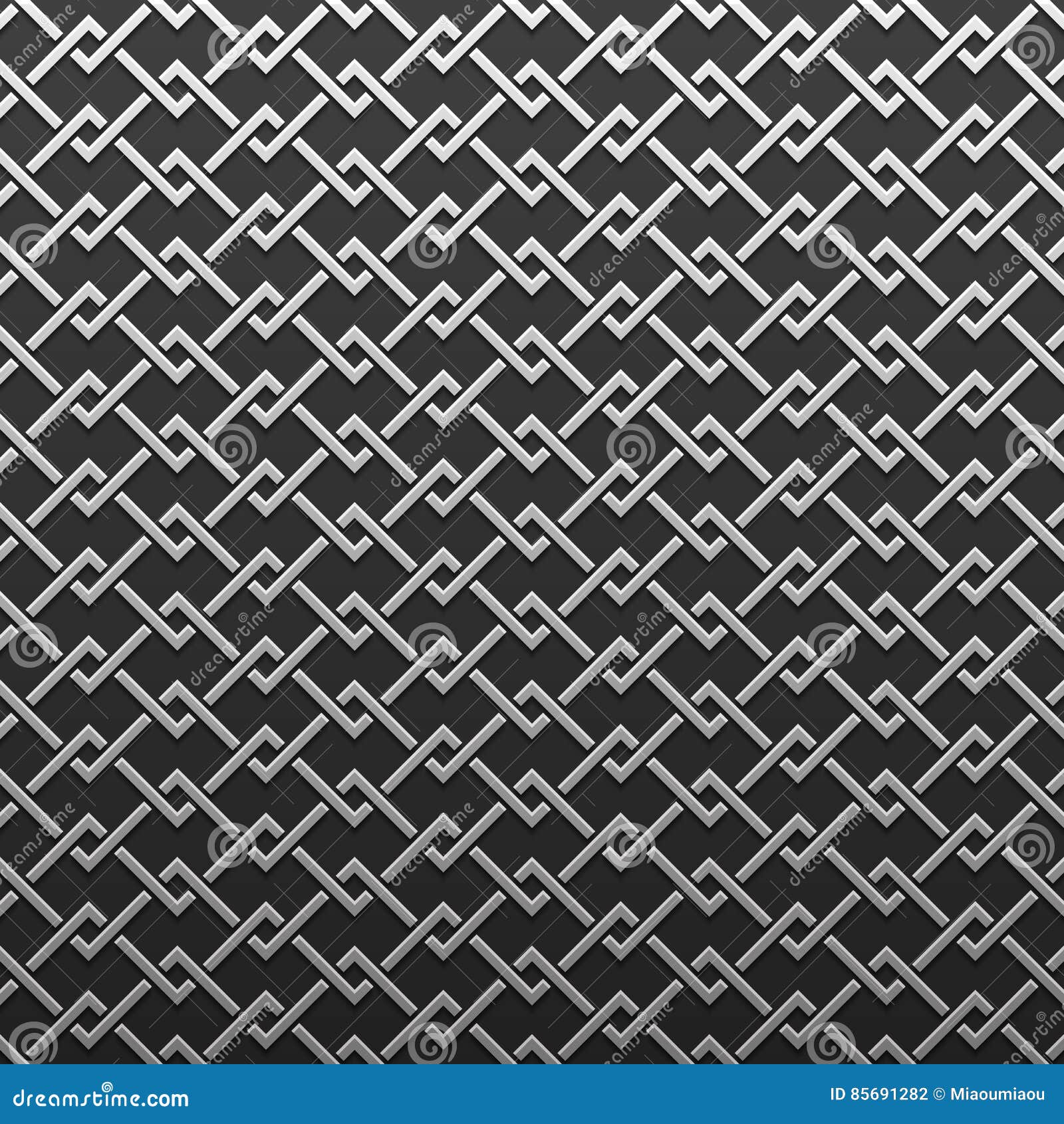 Silver/platinum Metallic Background with Geometric Pattern Stock Vector ...