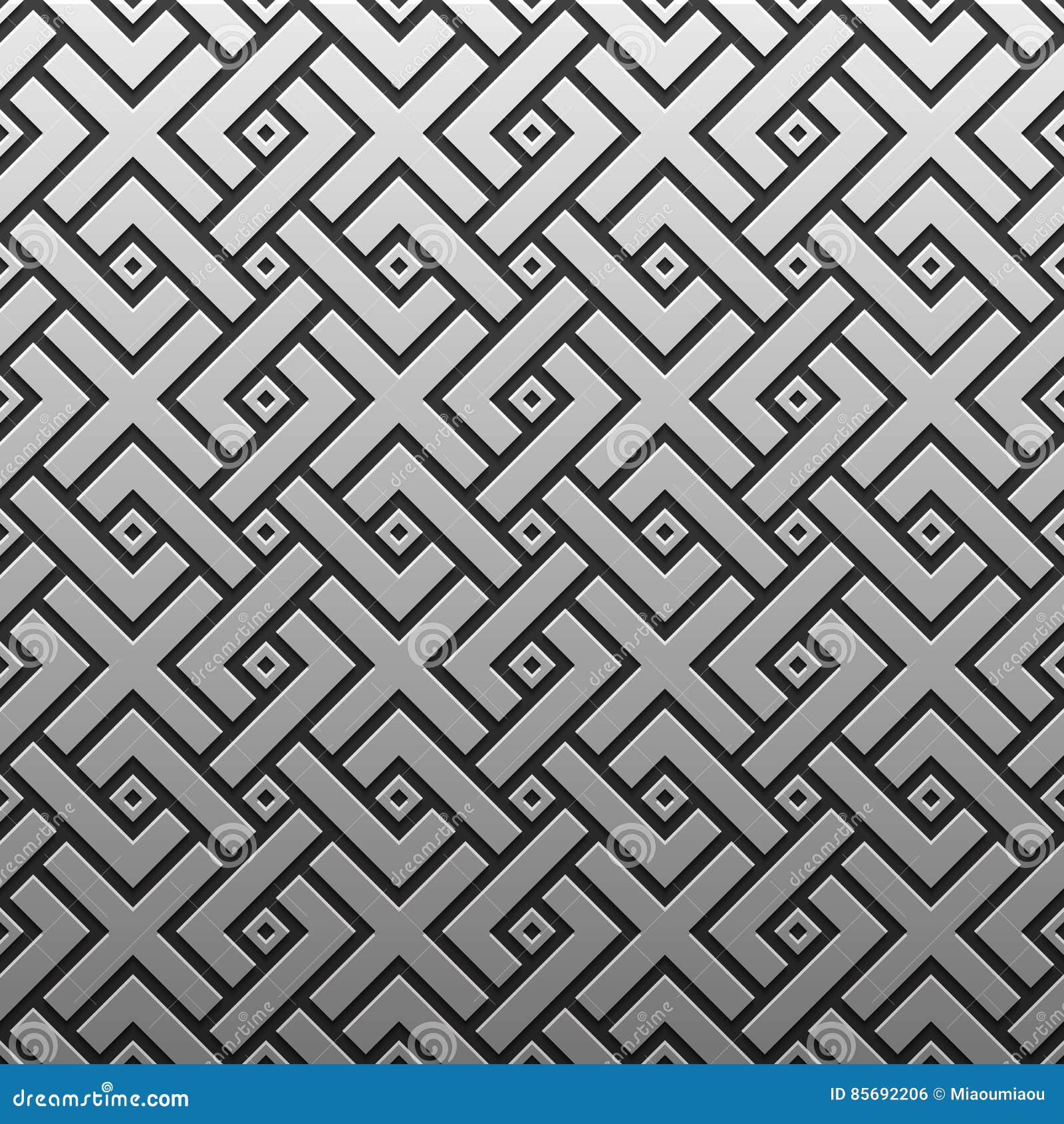 Silver/platinum Metallic Background with Geometric Pattern Stock Vector ...