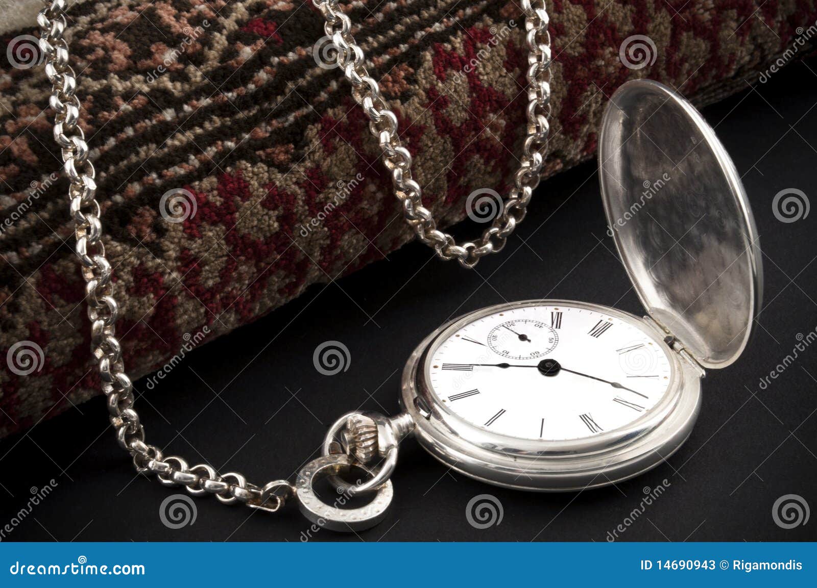 Silver Pocket Watch Picture. Image: 14690943