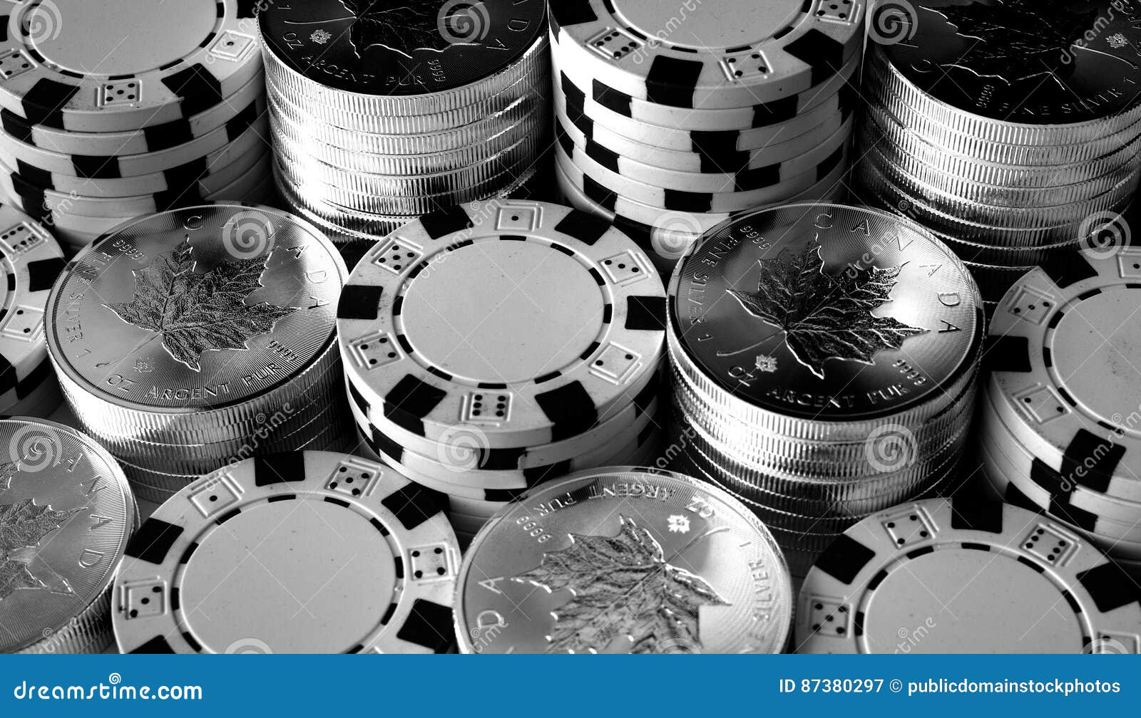 Silver Poker Picture. Image: 87380297