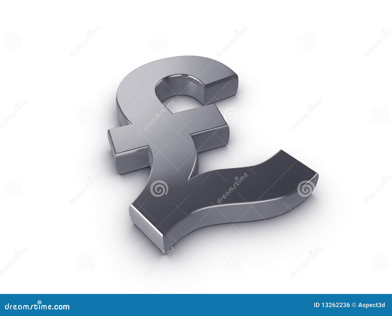 Silver pound symbol stock illustration. Illustration of fortune - 13262236