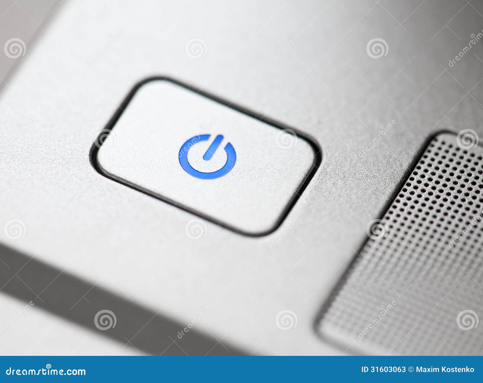 Silver power button stock image. Image of detail, point - 31603063