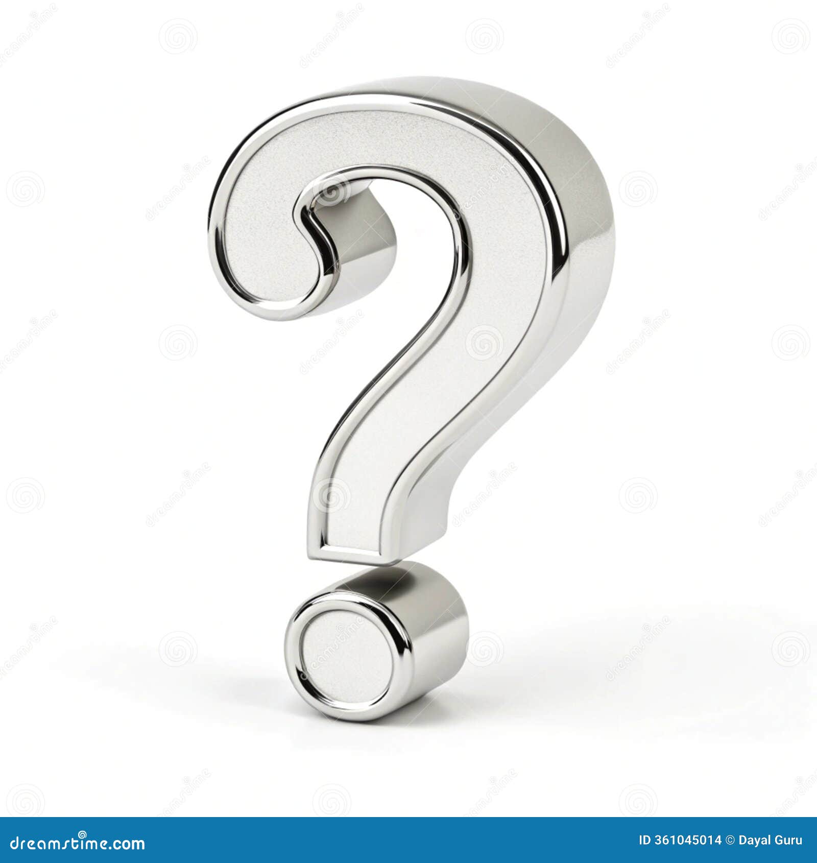 Silver Question Mark Isolated on Transparent Background Stock ...
