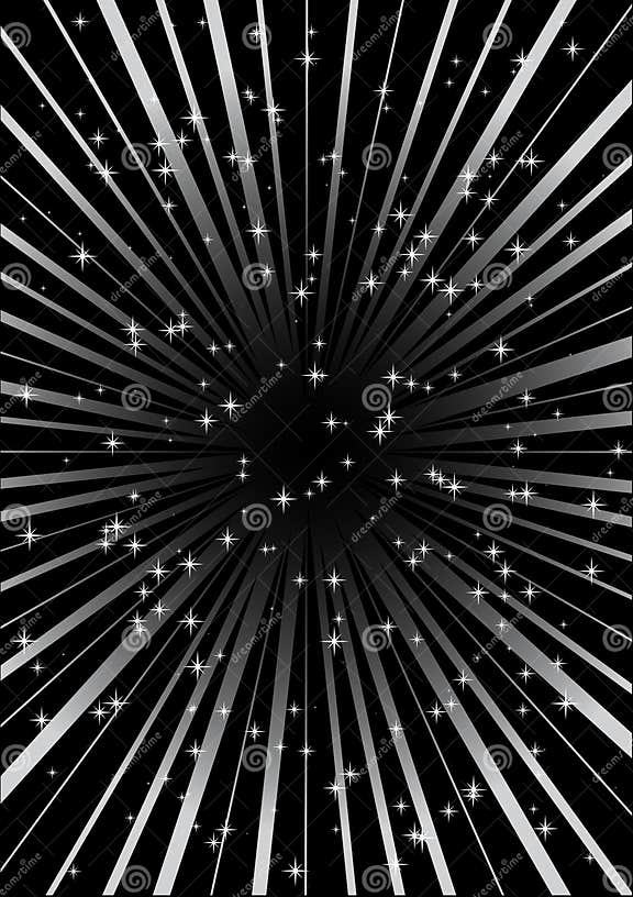 Silver rays stock vector. Illustration of shine, roundabout - 8604299