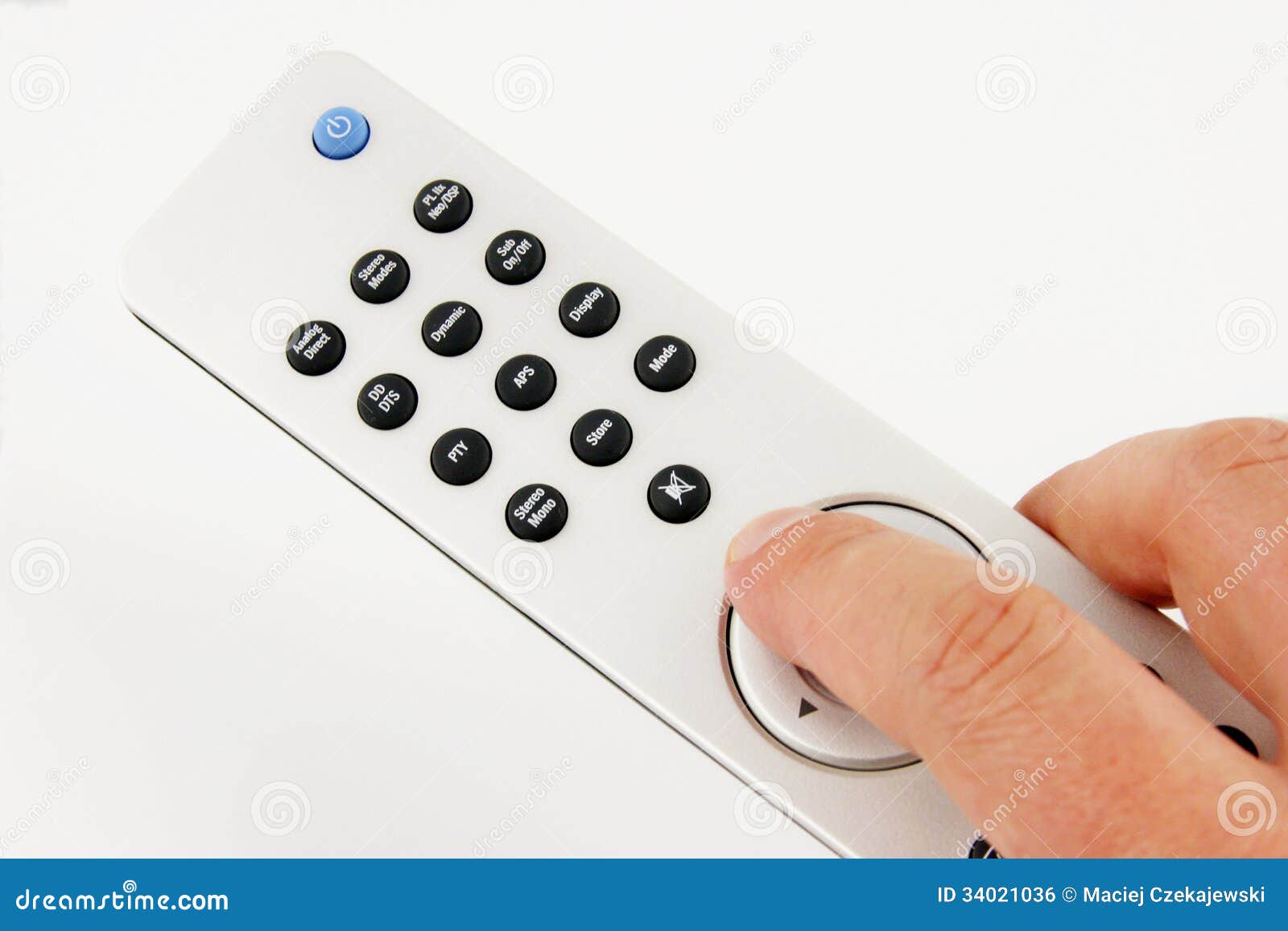 Silver Remote TV Controller Stock Photo - Image of human, high: 34021036