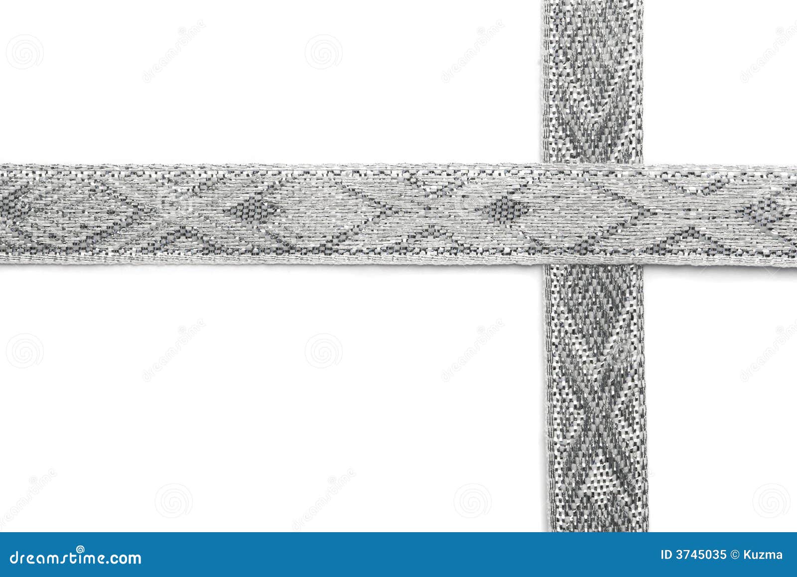 Silver Ribbon Royalty Free Stock Photo - Image: 3745035