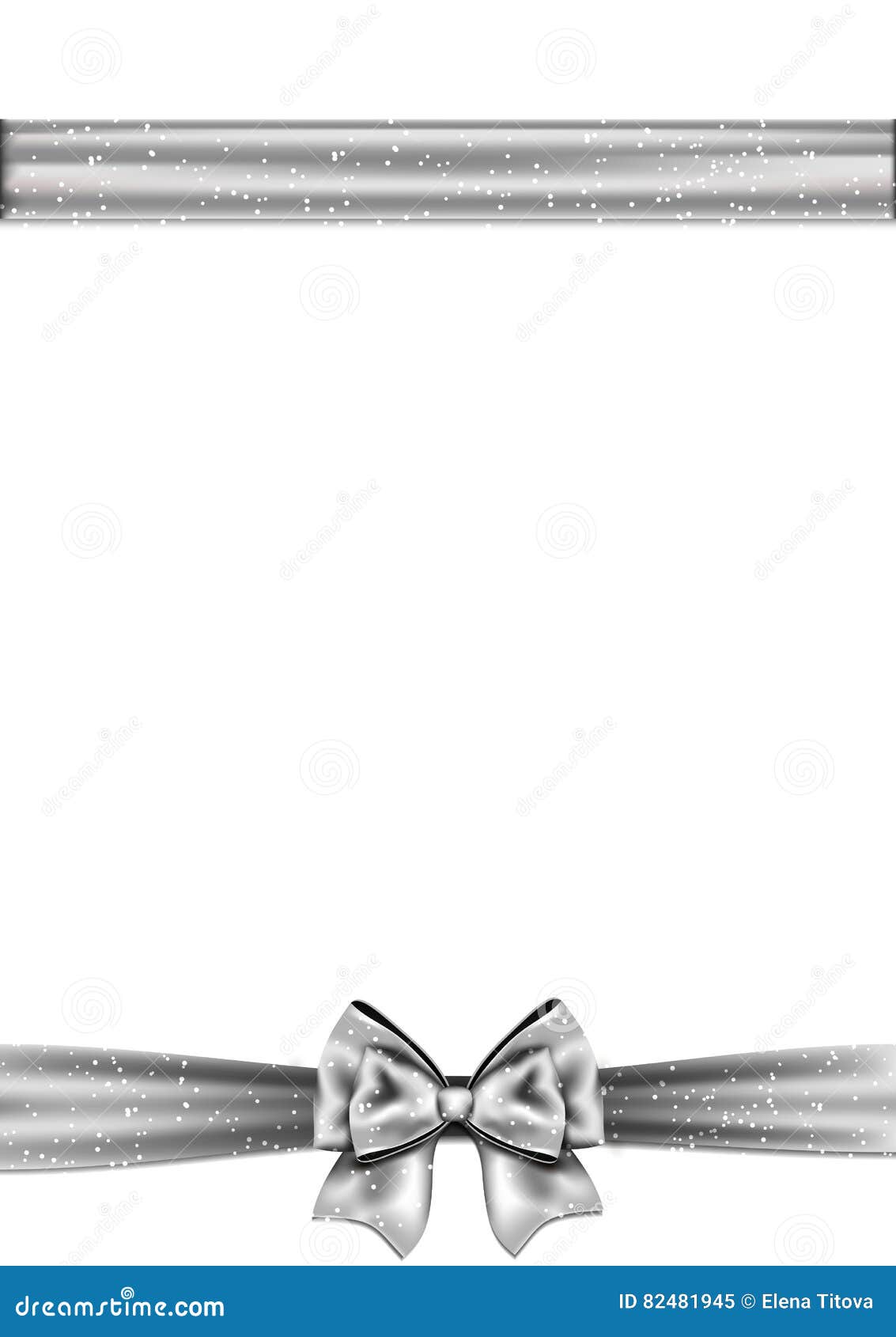 Silver Ribbon Border