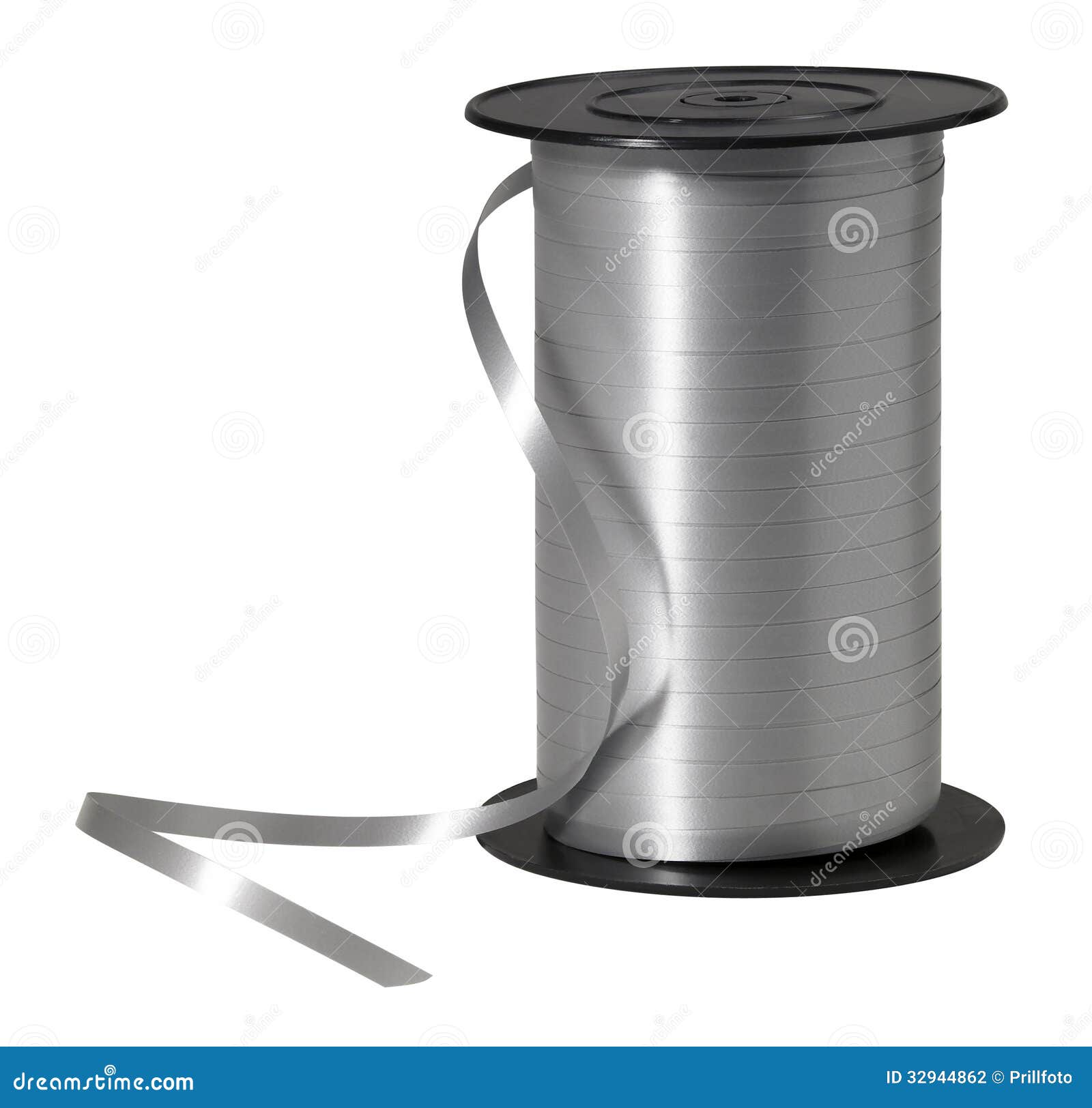 Silver ribbon stock photo. Image of decoration, string - 32944862