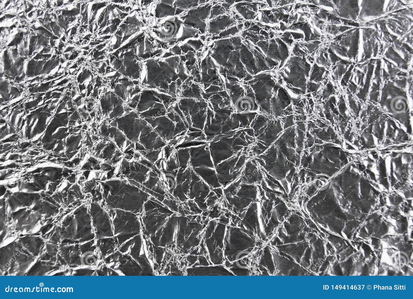 Silver Rough Wrinkle Foil Texture. Silver Foil Texture Background Stock ...