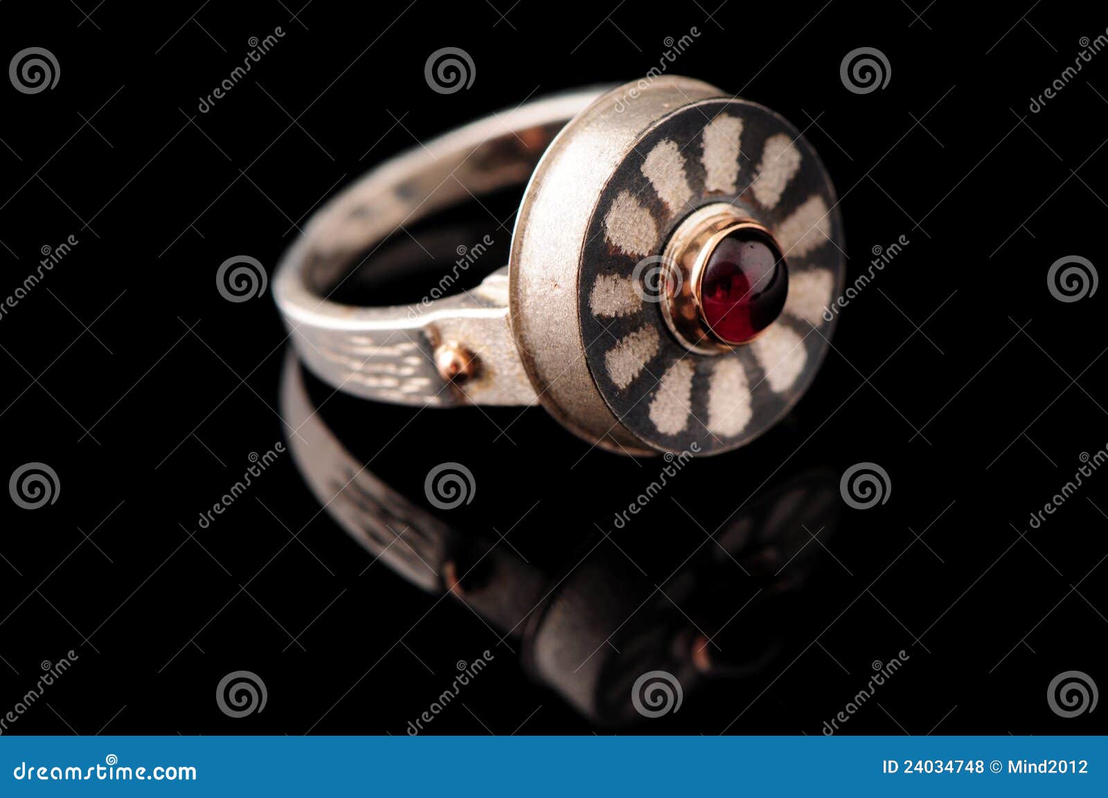 Silver ruby eyes stock photo. Image of metal, diamonds - 24034748