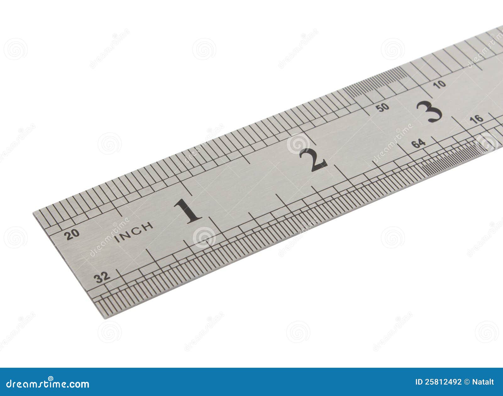 Silver ruler stock photo. Image of closeup, instrument - 25812492