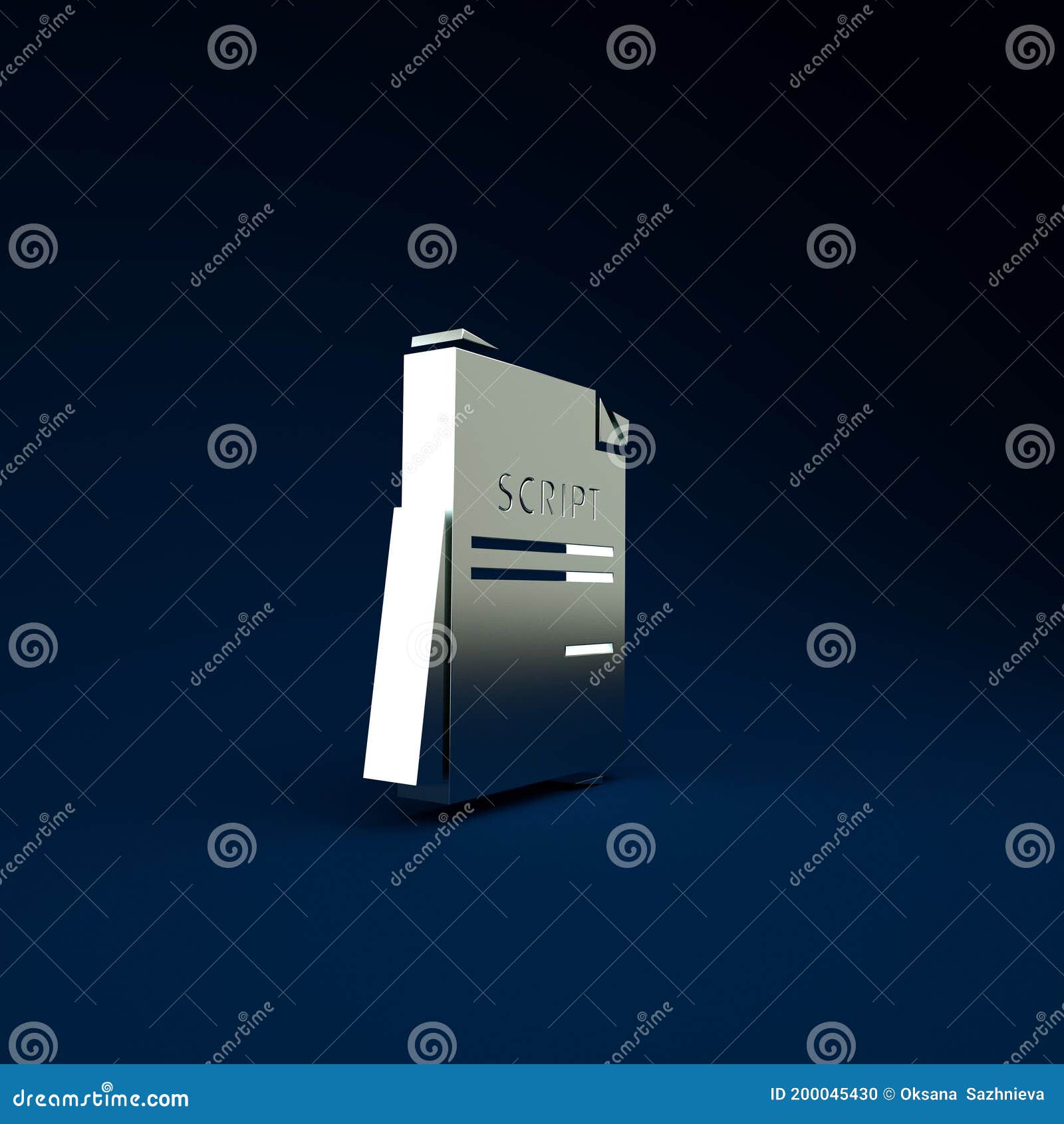 Scenario Icon. Trendy Scenario Logo Concept On White Background Vector ...