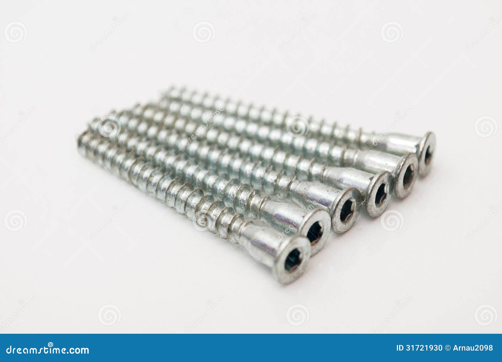 Silver Screws Stock Photo | CartoonDealer.com #26006250