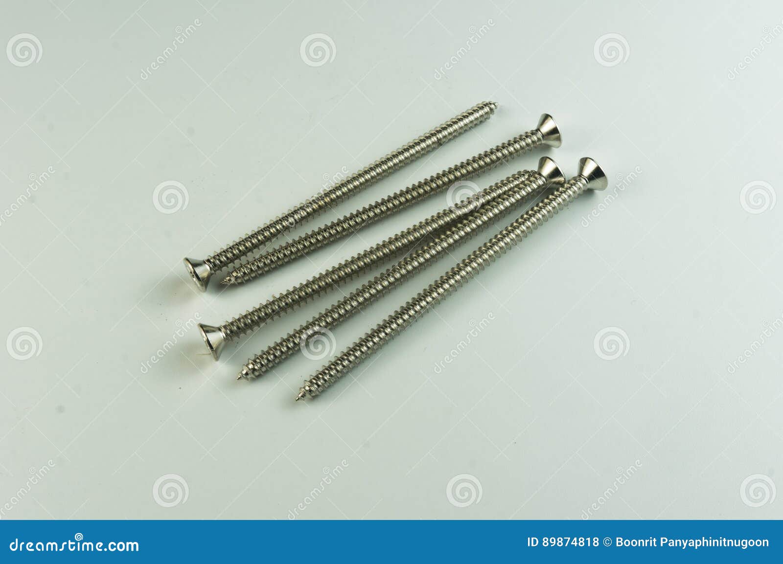 Silver Screws Stock Photo | CartoonDealer.com #26006250