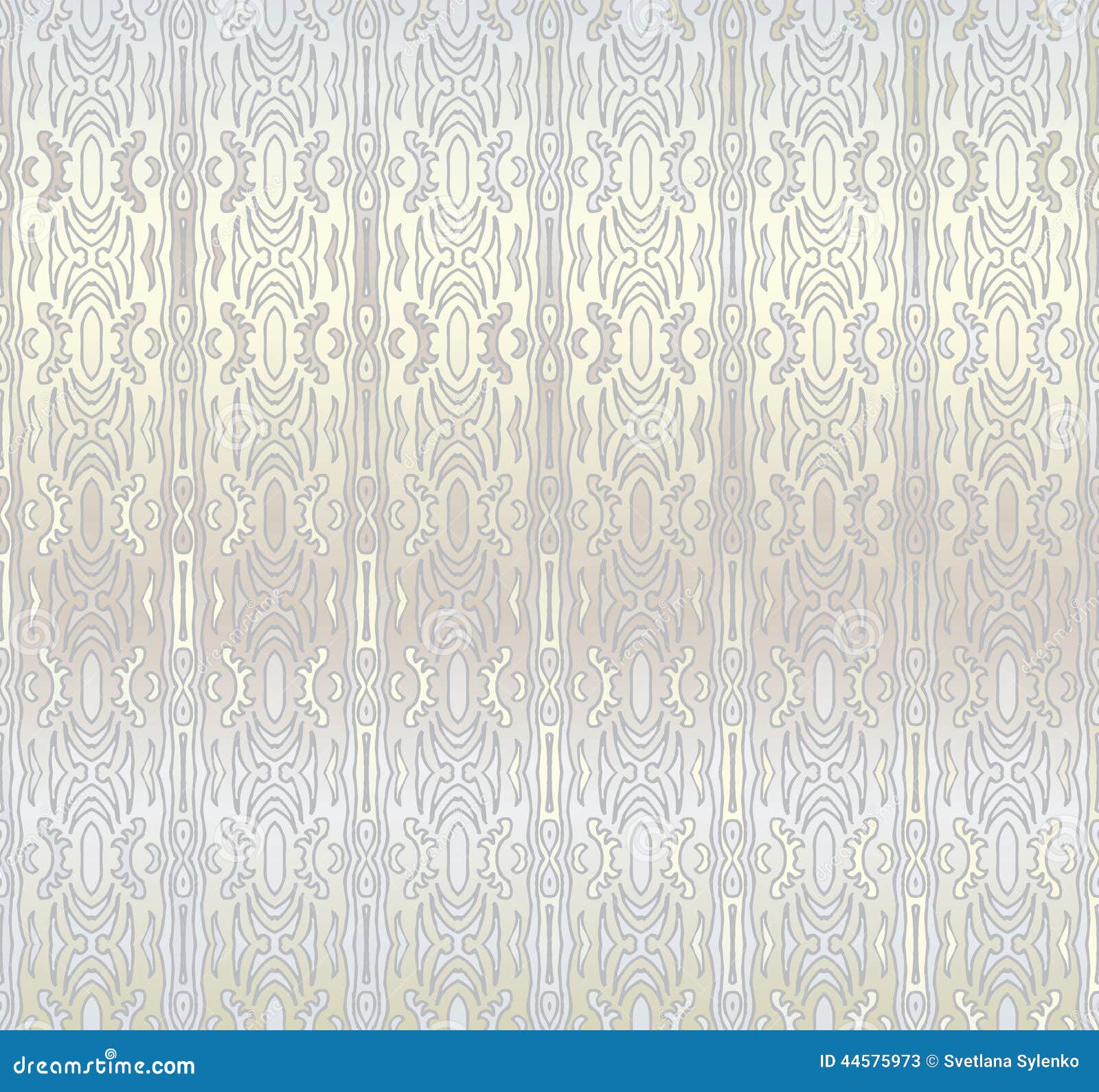 Silver seamless pattern stock vector. Illustration of curl - 44575973