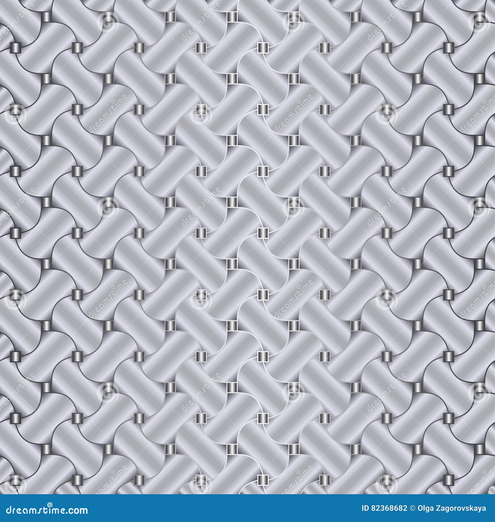 Silver Seamless Pattern Wedding Foil Design Stock Illustration ...