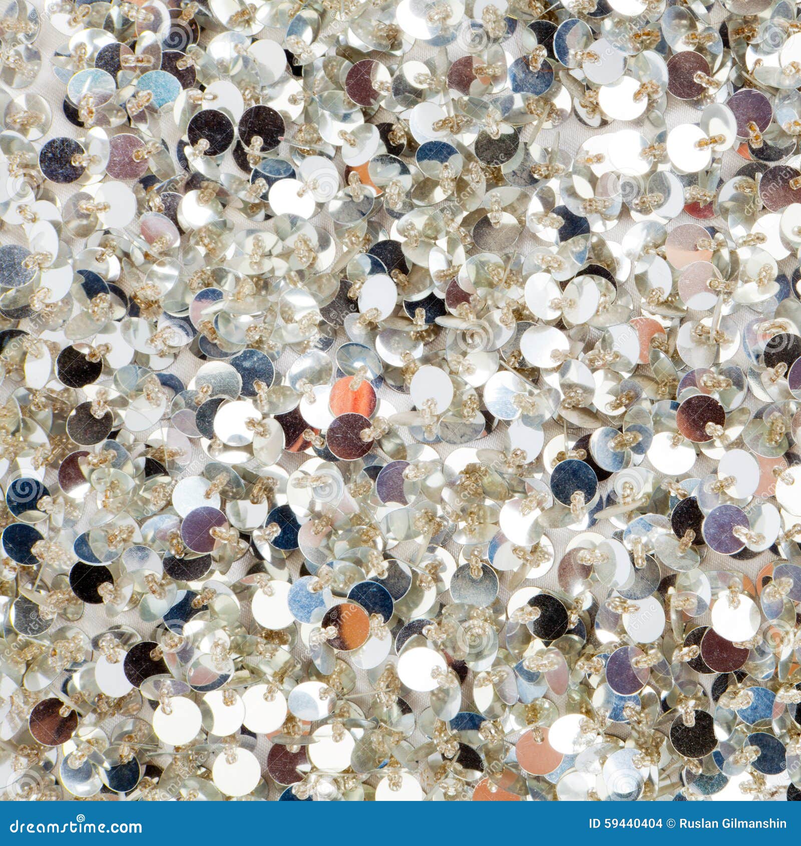 Silver sequins texture stock photo. Image of fashion - 59440404