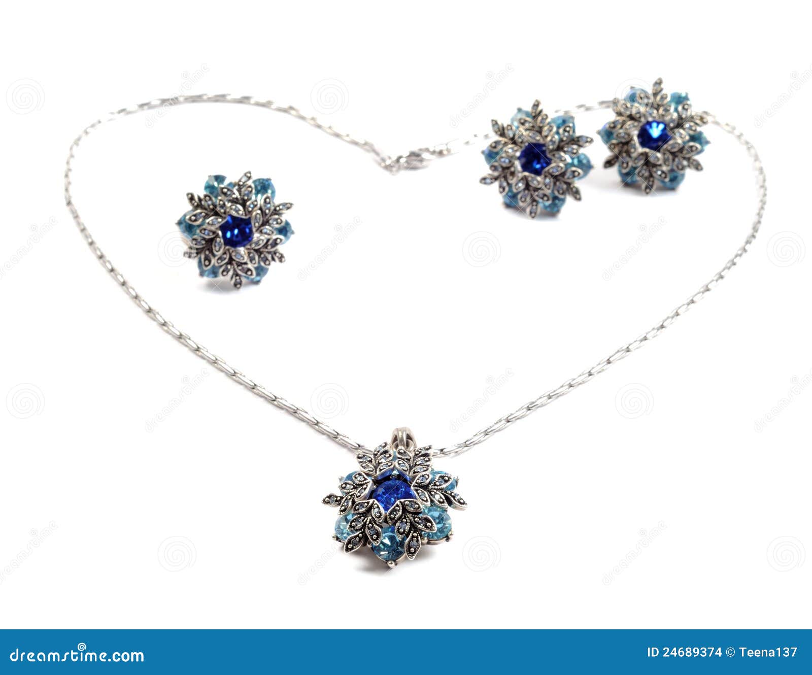 Silver set stock photo. Image of carat, engagement, jeweler - 24689374