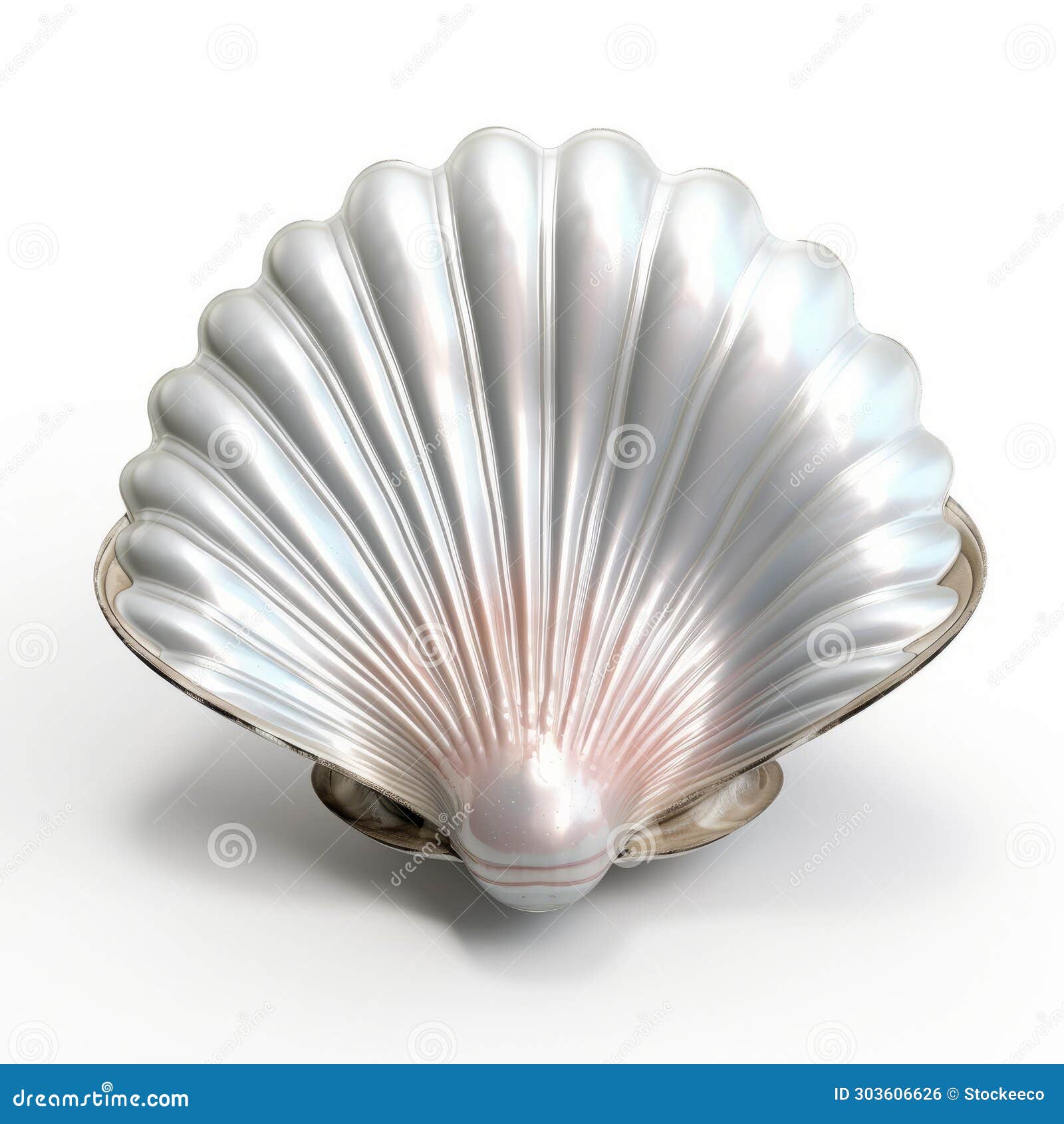 Exotic 3d Shell on White Background Stock Illustration - Illustration ...