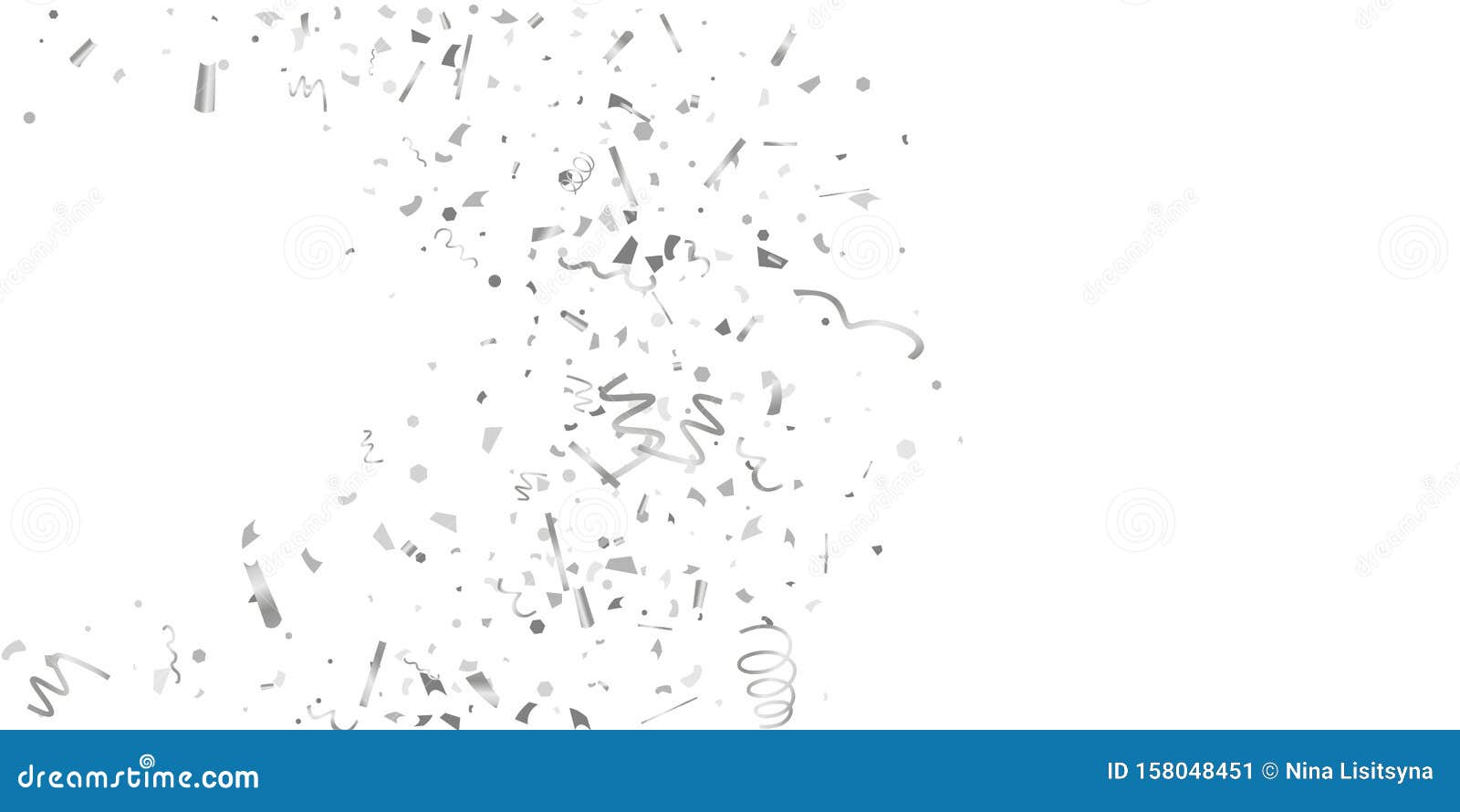 Silver Shine Texture on a White Background. Stock Vector - Illustration ...