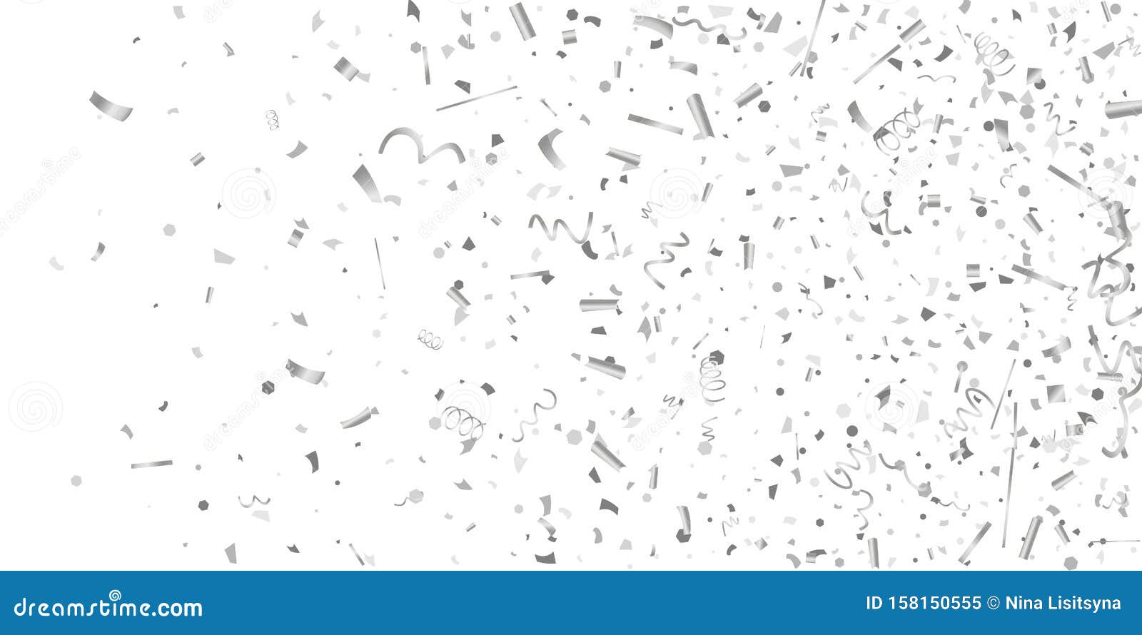 Silver Shine Texture on a White Background. Stock Vector - Illustration ...