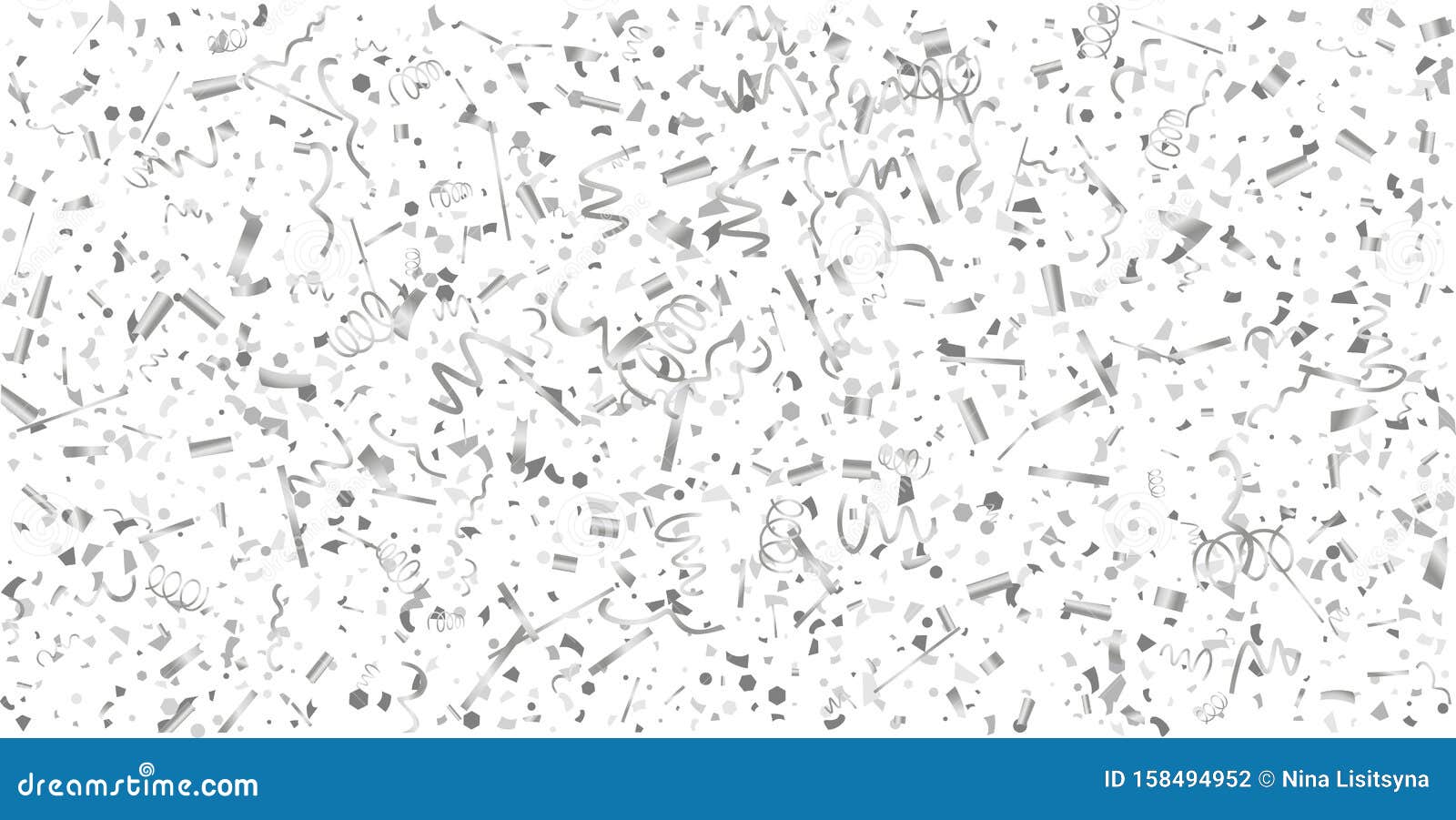 Silver Shine Texture on a White Background. Stock Vector - Illustration ...