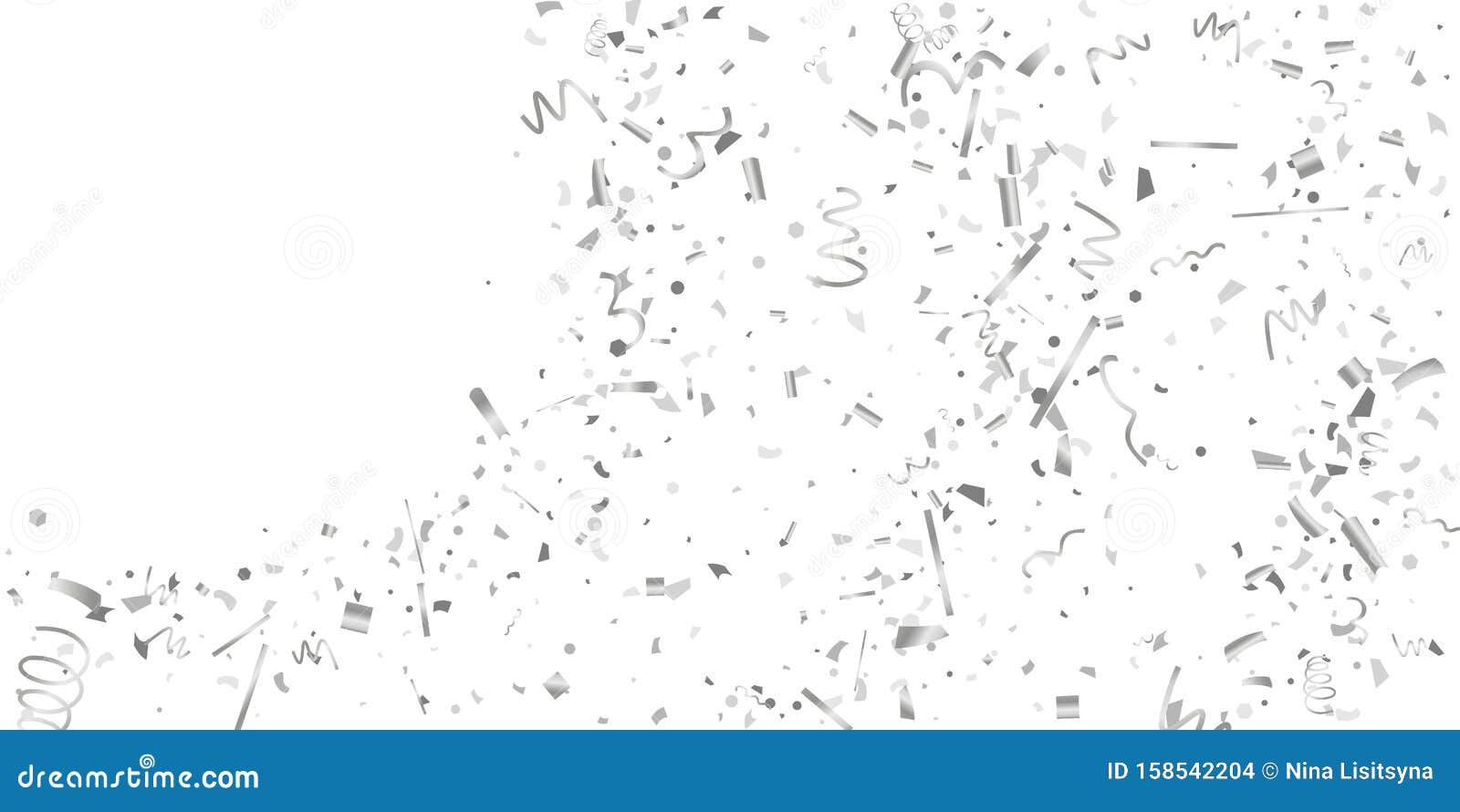 Silver Shine Texture on a White Background. Stock Vector - Illustration ...