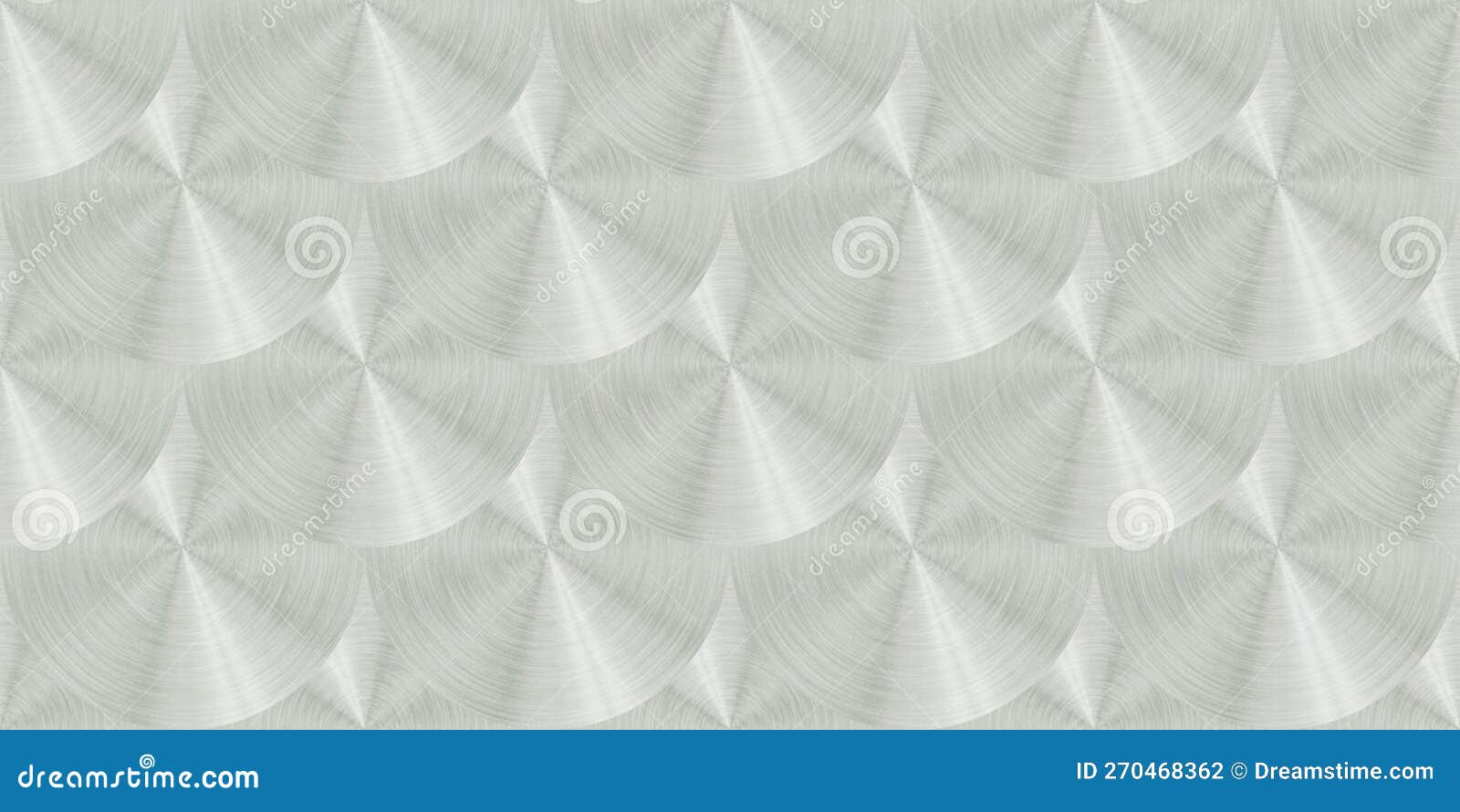 Silver Shining Brushed Steel Surface Backdrop. Seamless Metal Circles ...