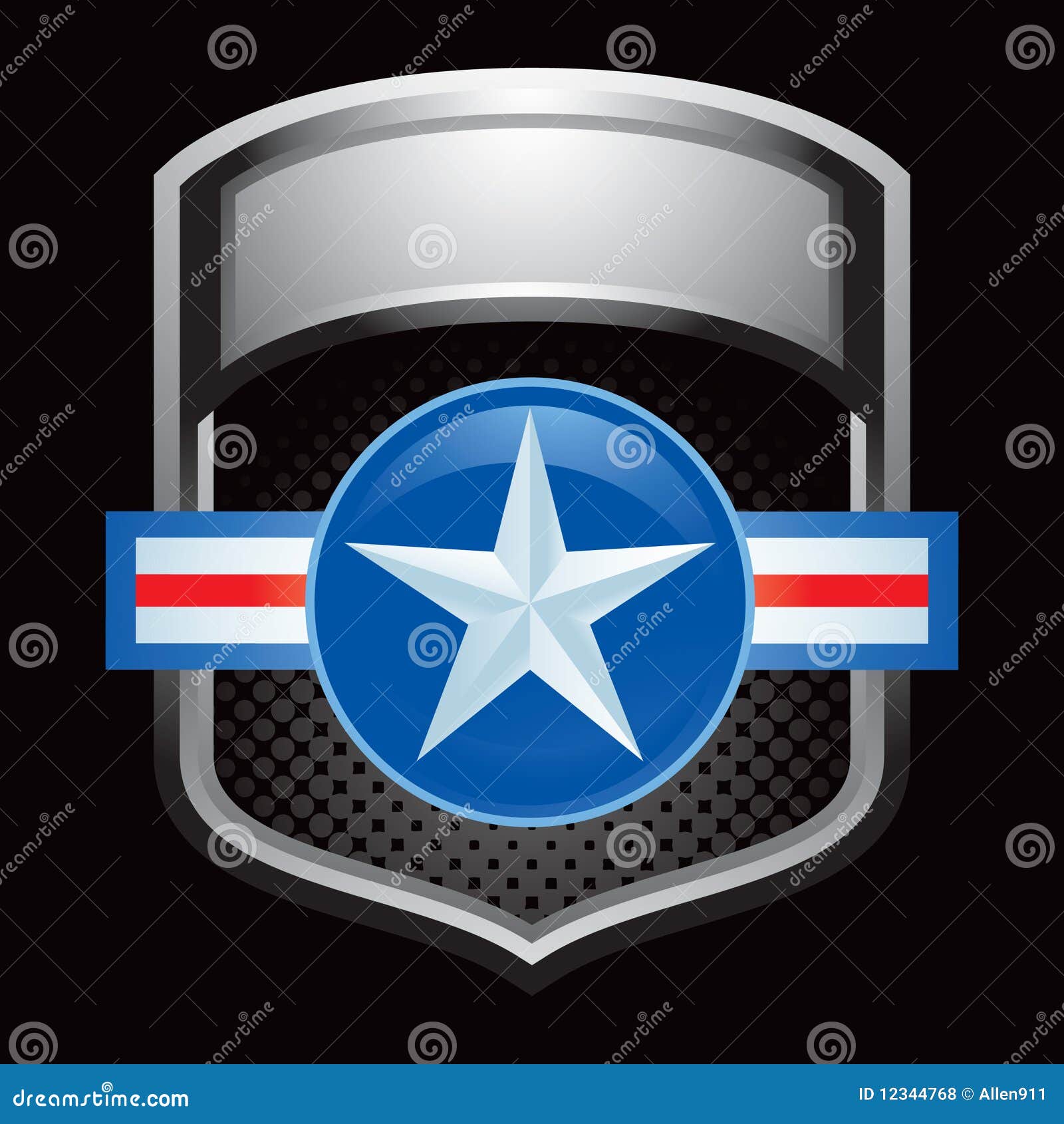 Air Force Icon On Black Checkered Background Vector Illustration ...