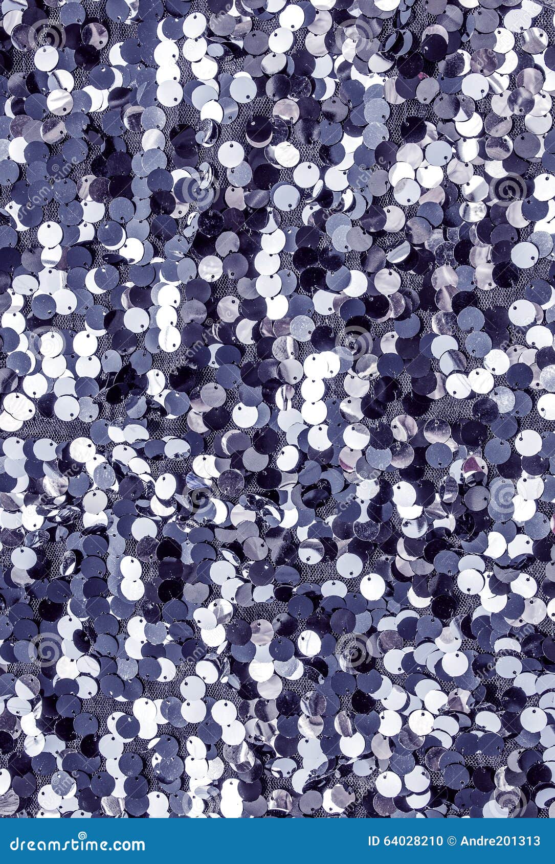Silver Shiny Fabric with Sequins Stock Photo - Image of cloth, shine ...