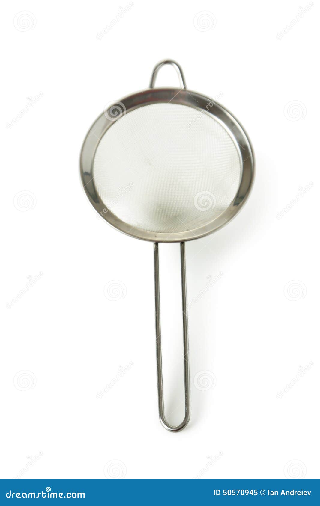 Silver sieve stock image. Image of curve, kitchenware - 50570945