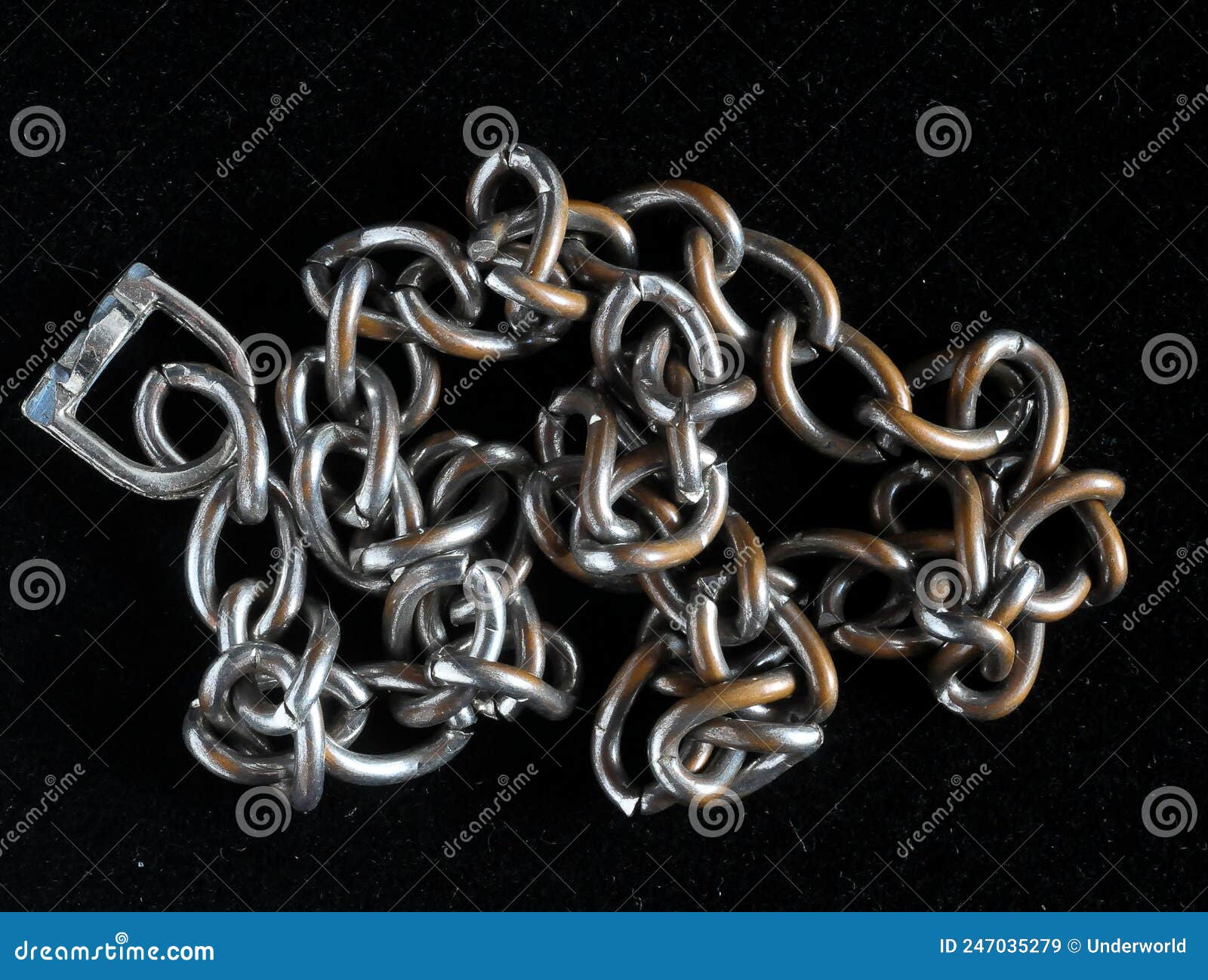 Silver Chain Texture stock image. Image of metal, silver - 247035279