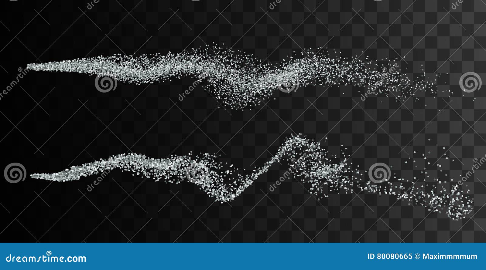 Silver smoke imitation. stock vector. Illustration of fragrance - 80080665