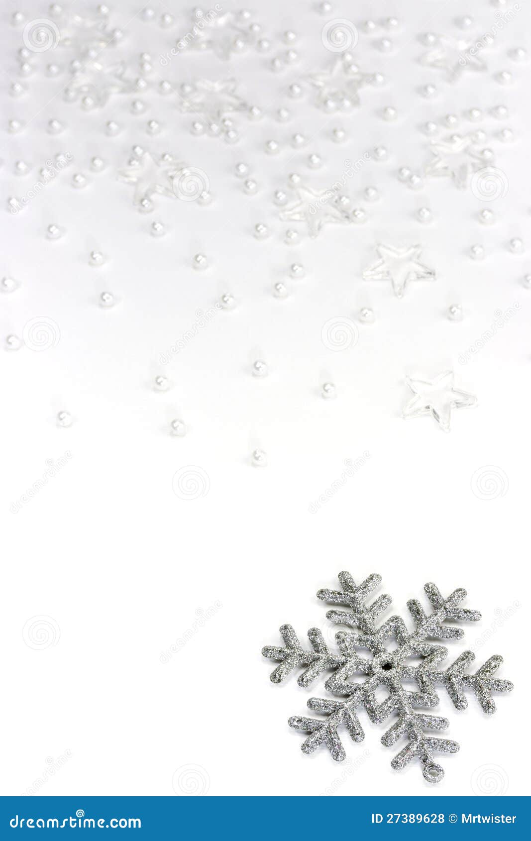 Silver snowflake stock photo. Image of white, shape, holiday - 27389628
