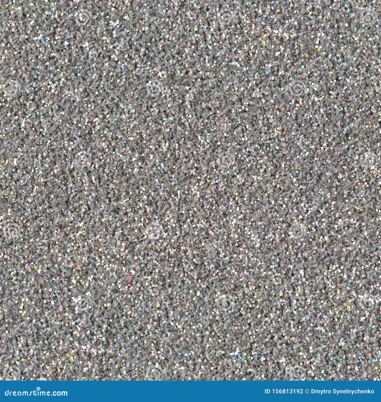Silver Sparkle Glitter Background. Seamless Square Texture. Tile Ready ...