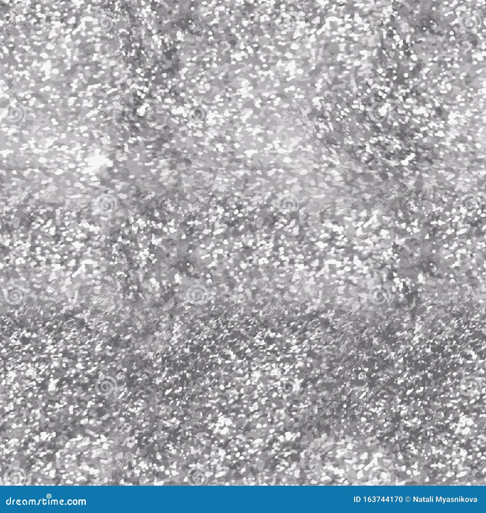 Silver Sparkle Glitter Seamless Background of Sequins Stock Vector ...