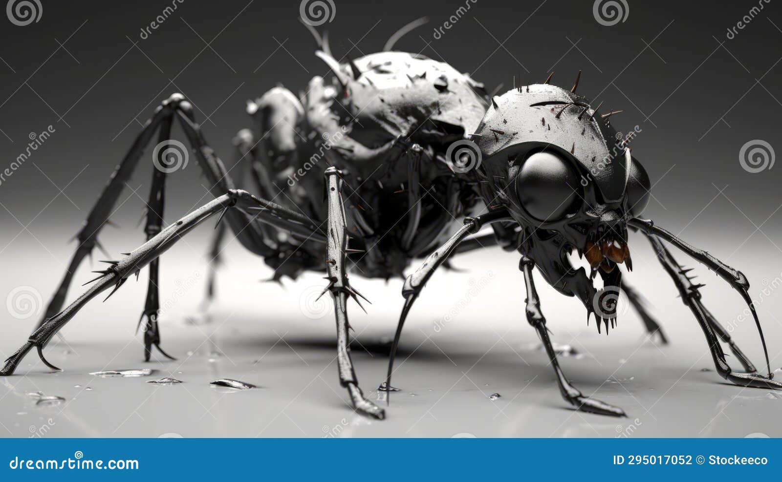 Silver Spike Bug: a Zbrush Sci-fi Noir Creature with Explosive Wildlife ...