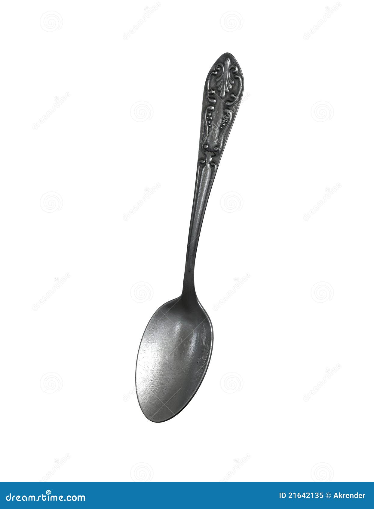 Silver Spoon Full Of Spices Or Porridge, Flour Or Yogurt. Vector Flat ...