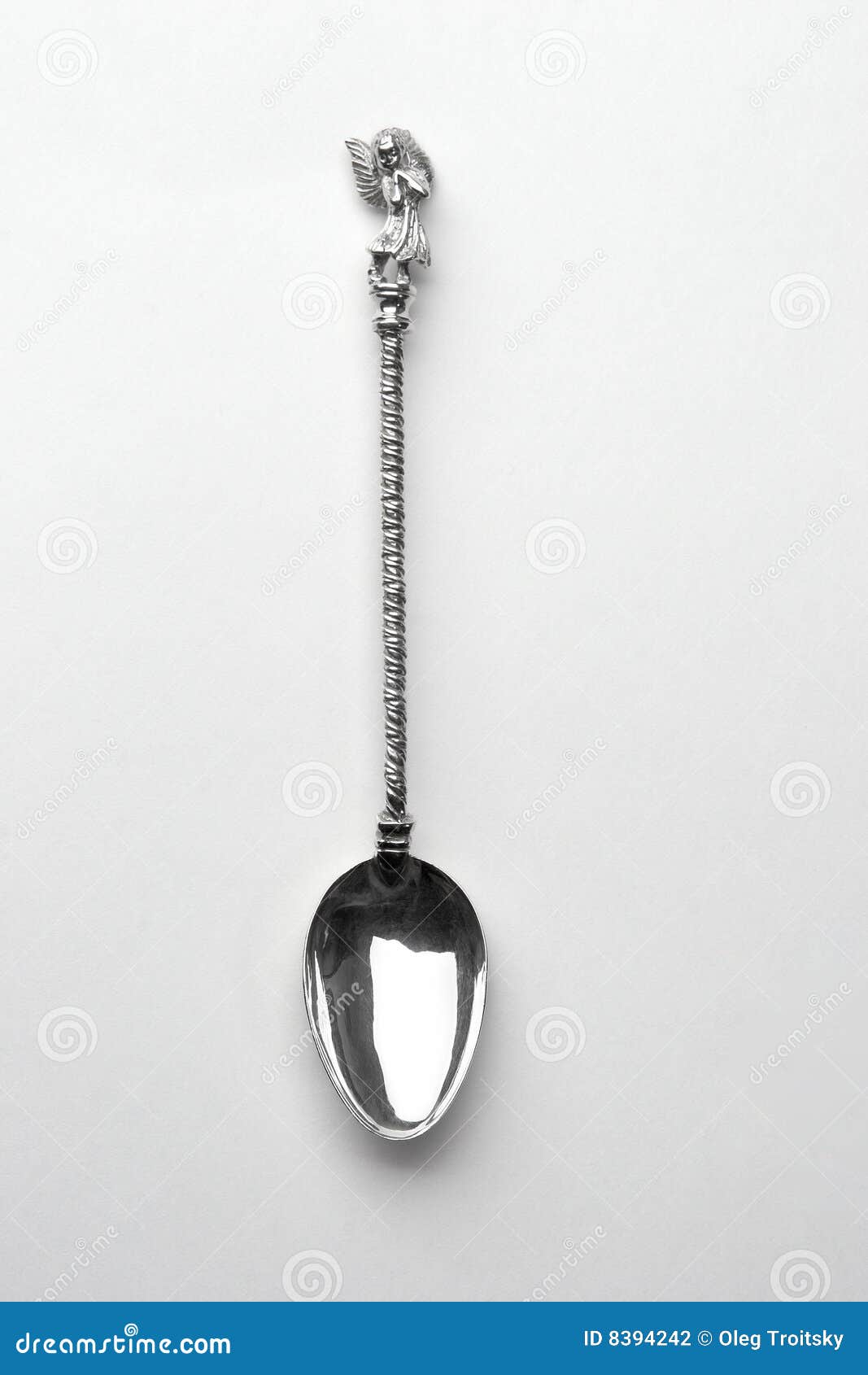 Silver spoon stock photo. Image of flatware, steel, reflection - 8394242