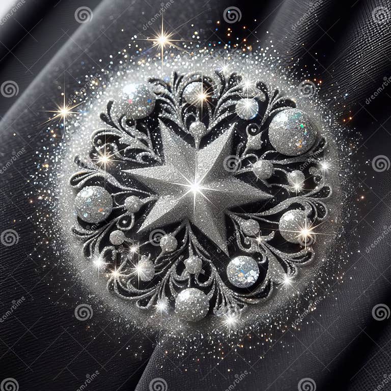 Silver Starlight Sparkle a Shimmering Silver Light Effect that Stock ...