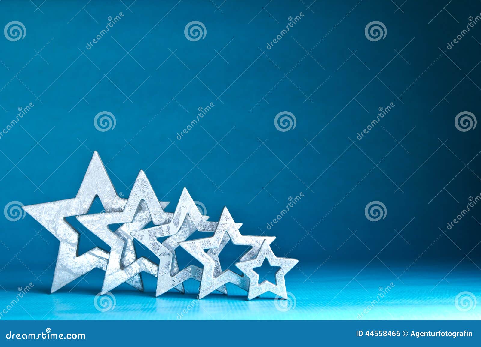 Silver Stars Background Blue Turquoise Stock Photo - Image of ...