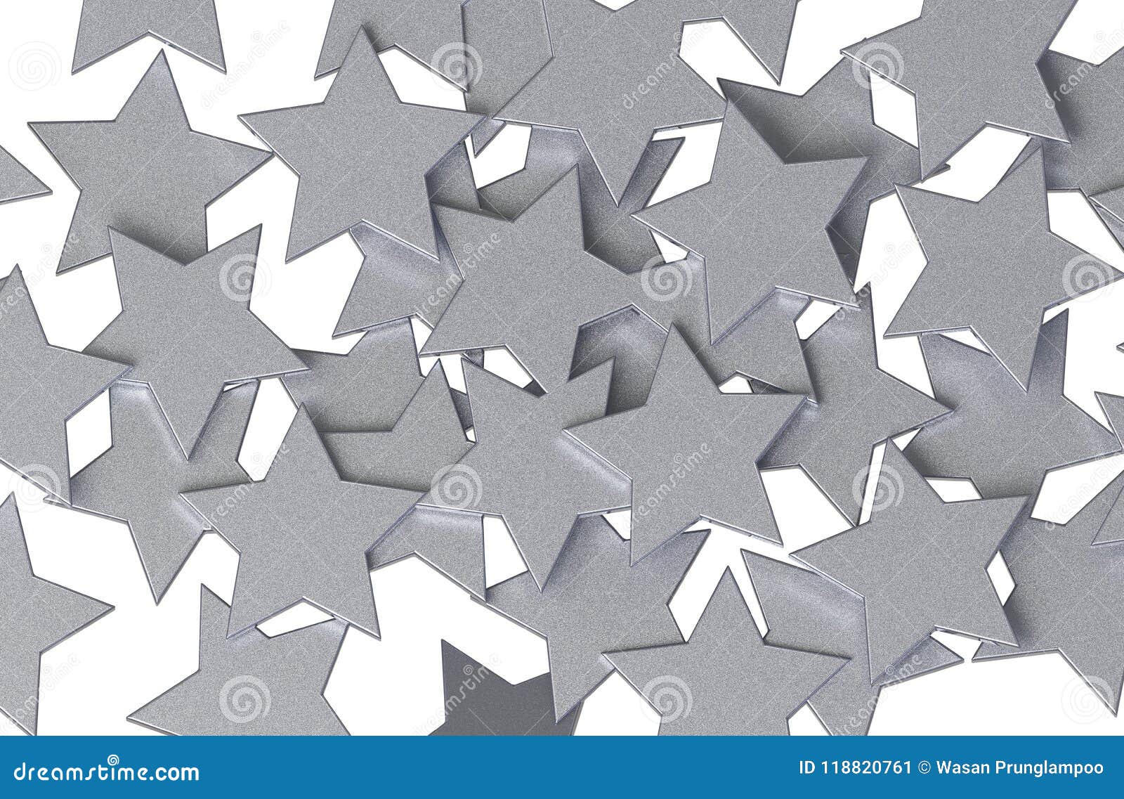 Silver Stars pattern. stock image. Image of light, business - 118820761