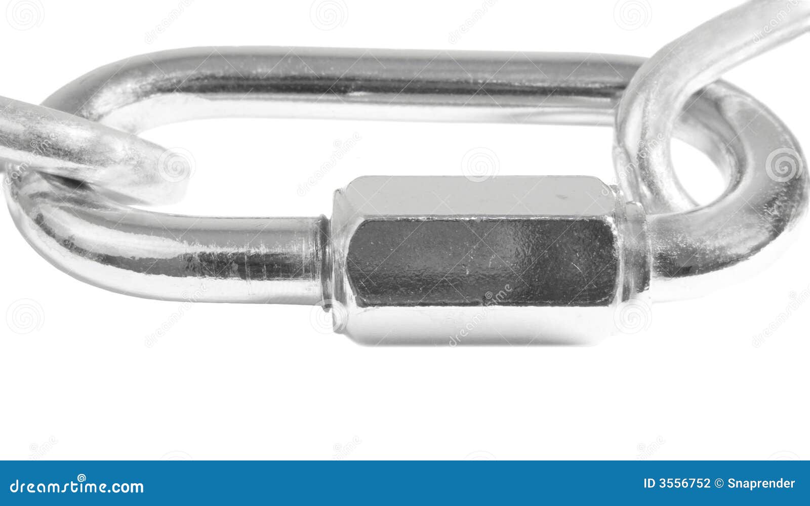 Silver steel chain link stock photo. Image of shackles - 3556752