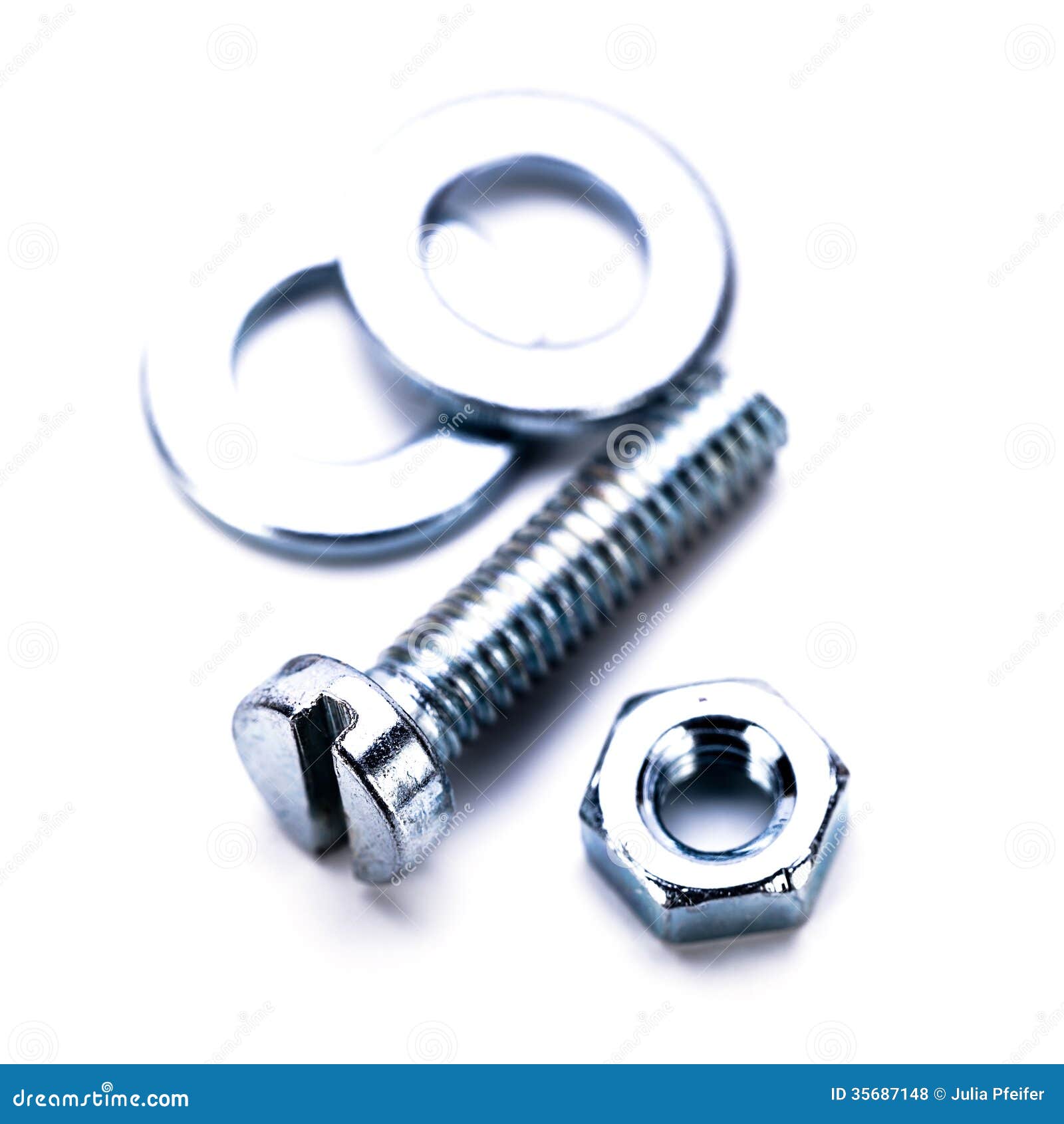 Silver Steel Hexagonal Tool Objects Macro Stock Photo - Image of attach ...