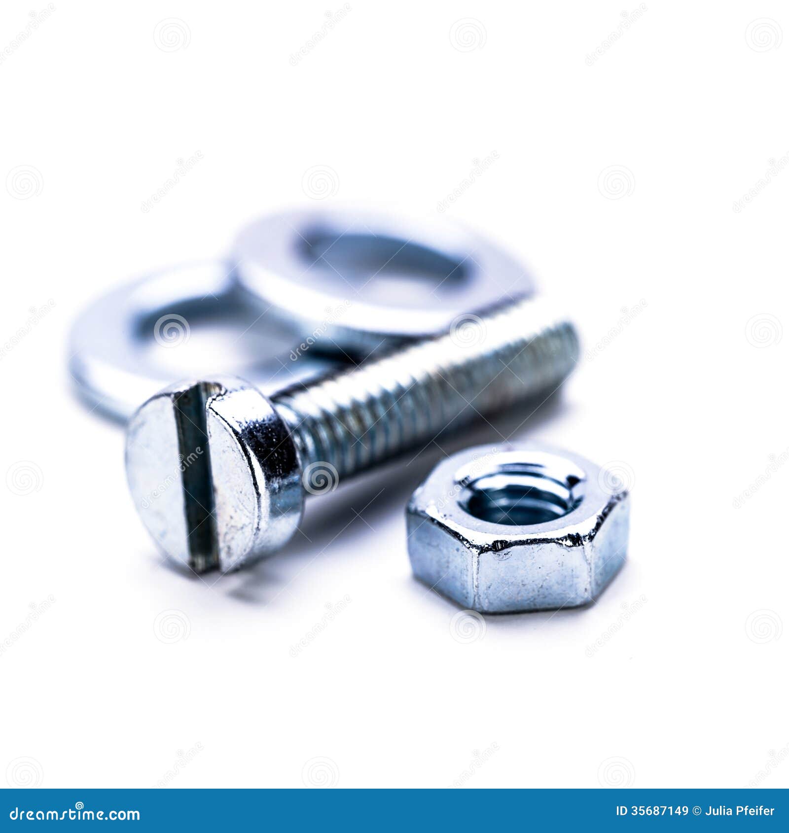 Silver Steel Hexagonal Tool Objects Macro Royalty Free Stock Images ...