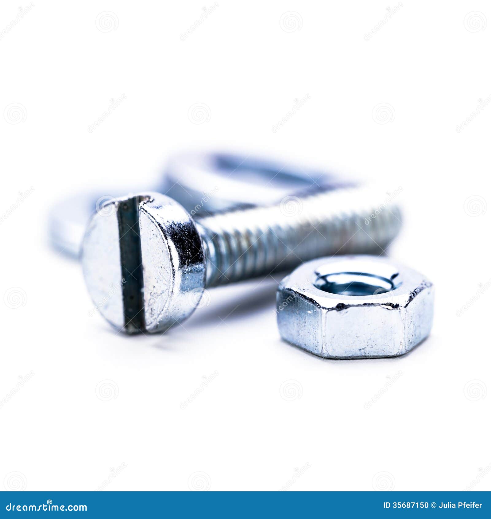 Silver Steel Hexagonal Tool Objects Macro Stock Photo - Image of steel ...