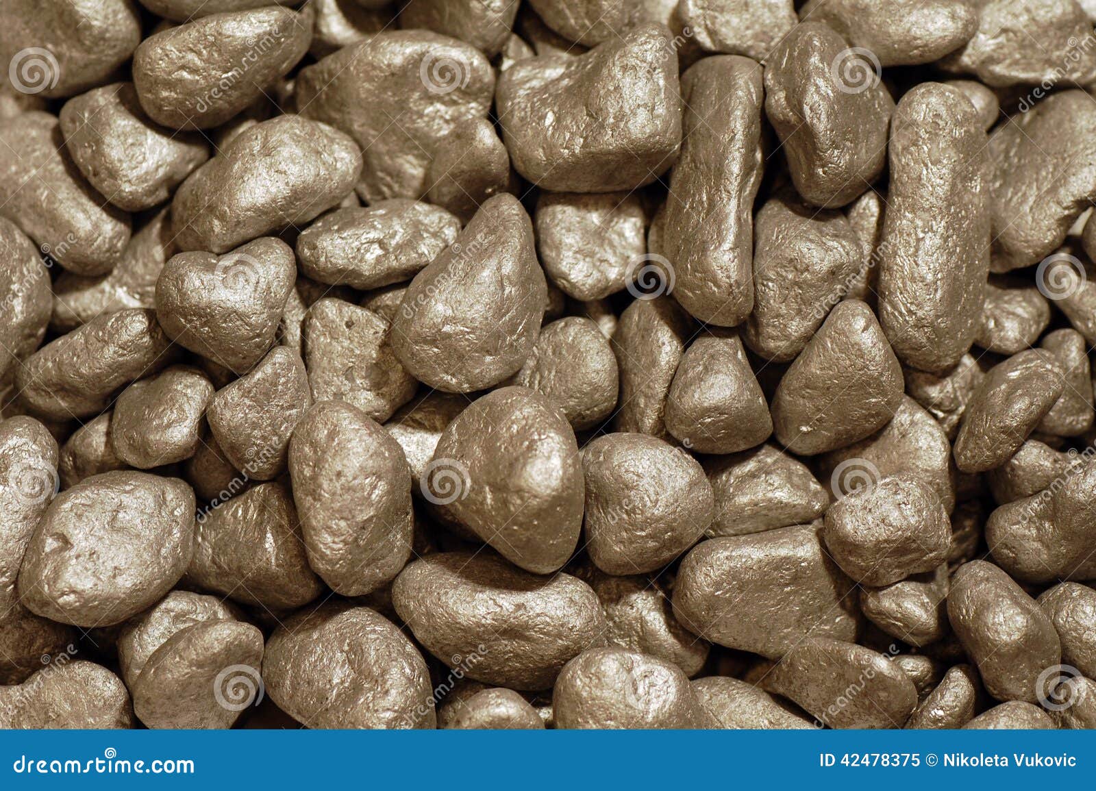 Silver Stones Set White Background Isolated Closeup, Iron Mine Nugget ...