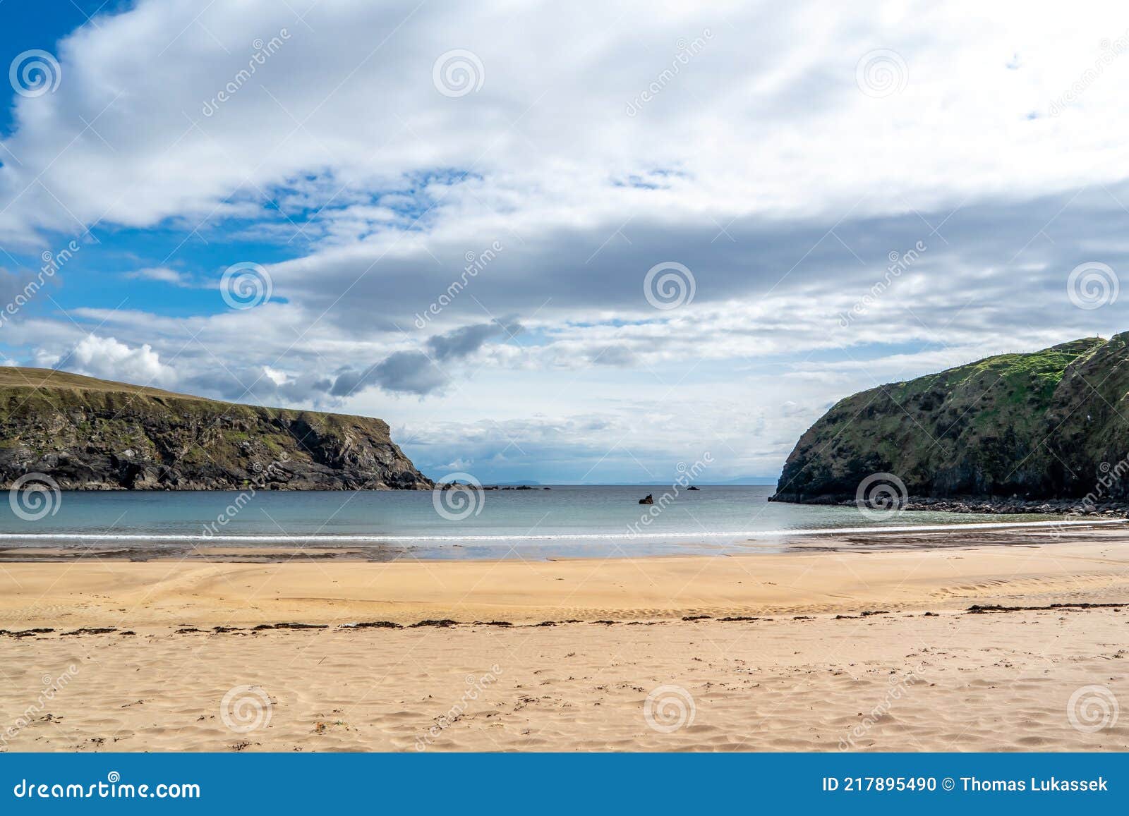 The Silver Strand in County Donegal - Ireland Stock Photo - Image of ...