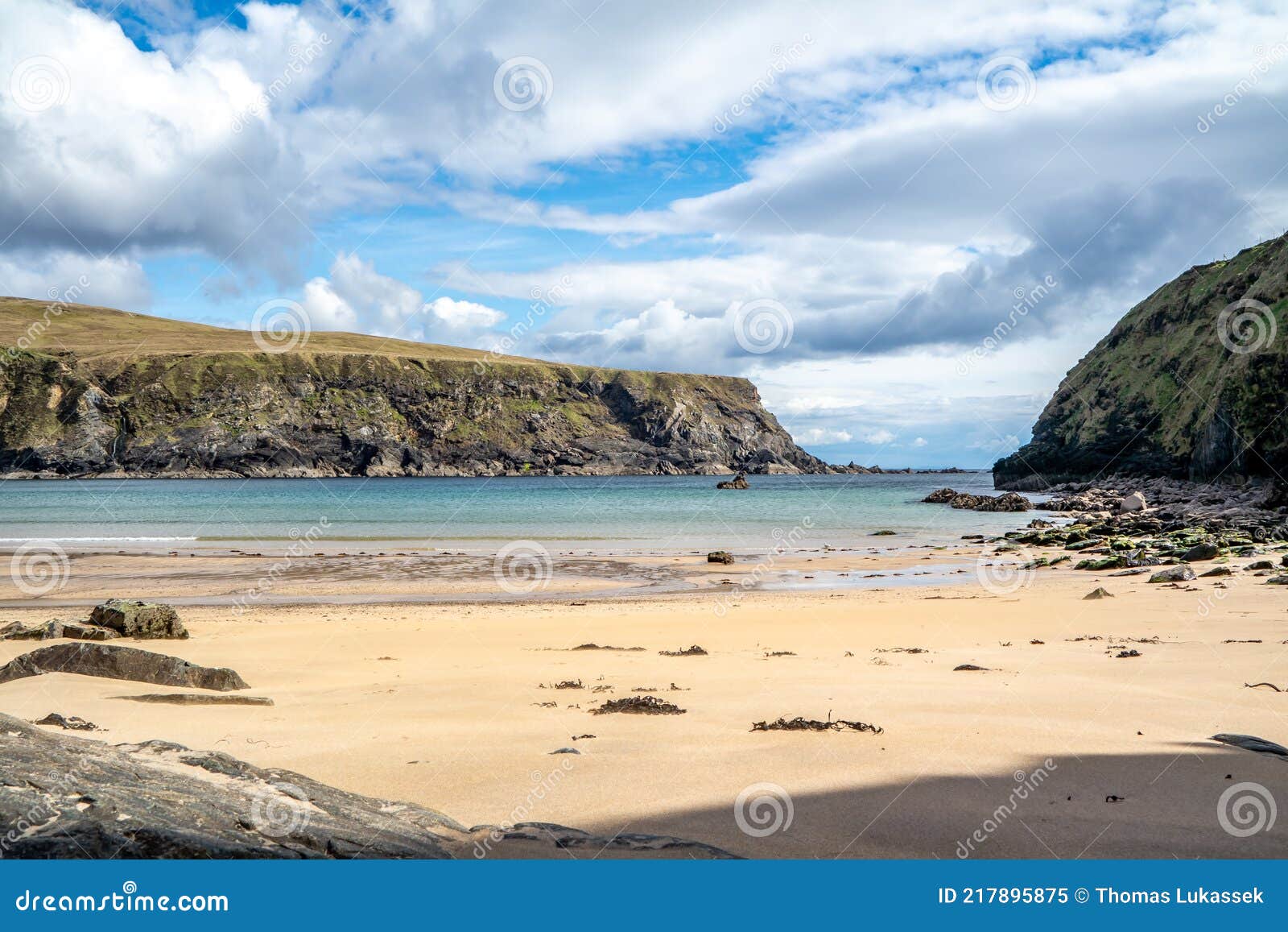 The Silver Strand in County Donegal - Ireland Stock Image - Image of ...
