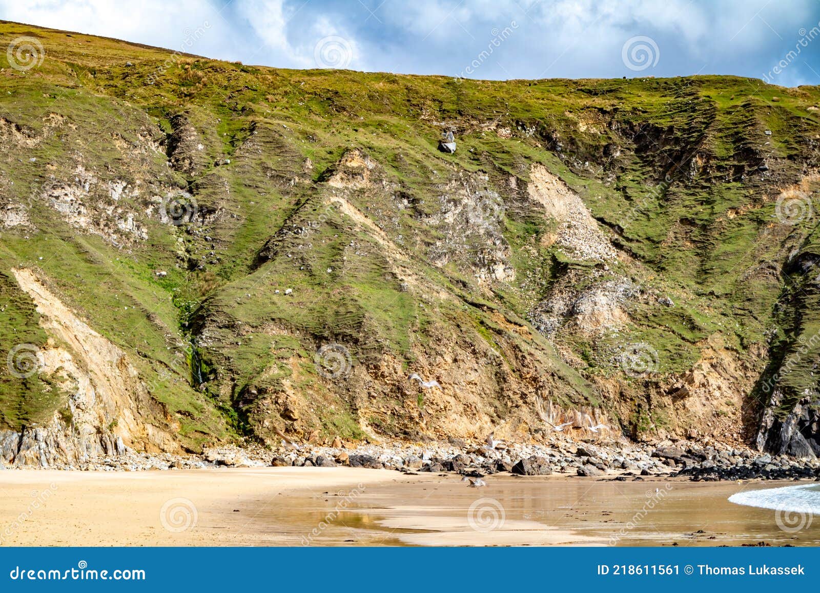 The Silver Strand in County Donegal - Ireland Stock Image - Image of ...
